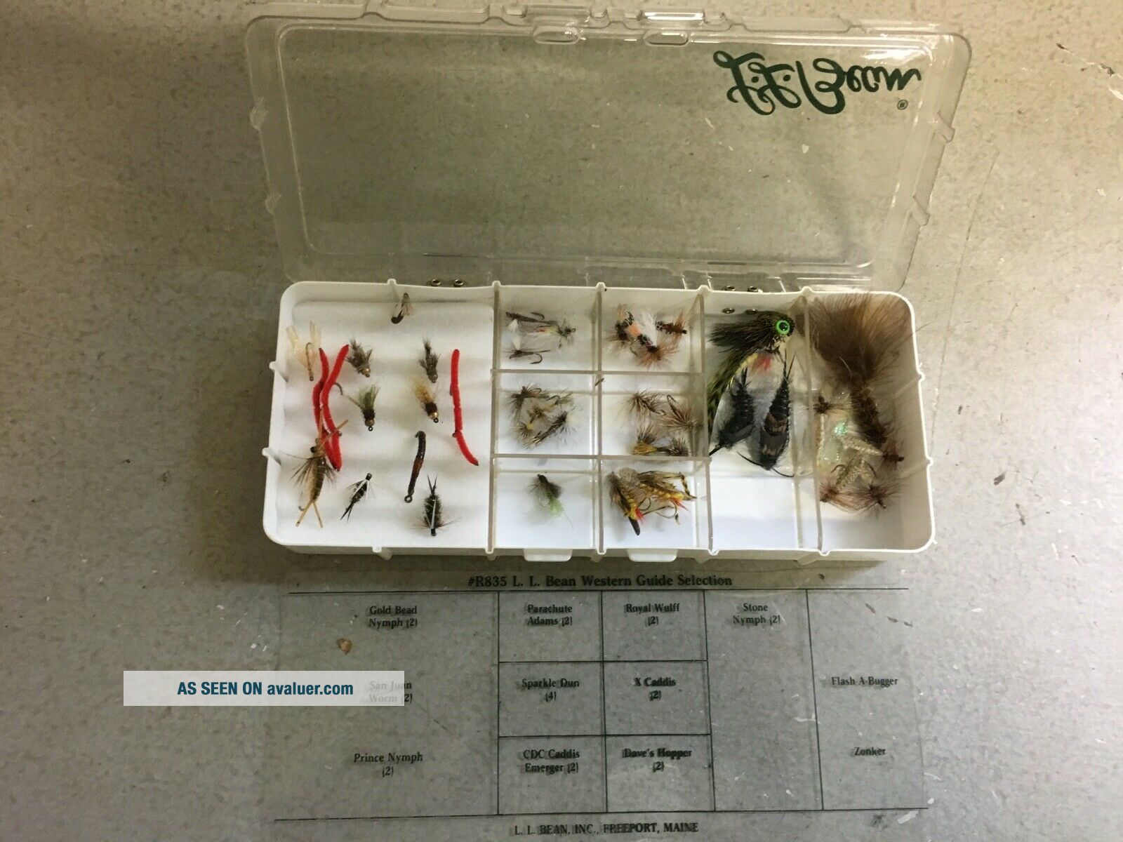 L. L. Bean R835 Western Guide Selection Fly Fishing Lures - Over 35 ...