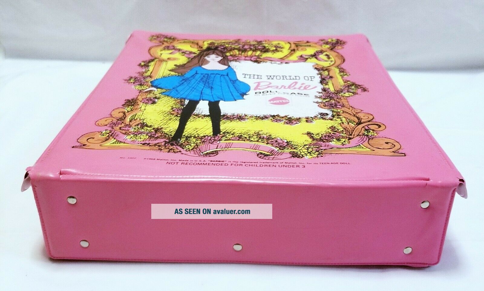 Vintage 1968 The World Of Barbie Doll Case No. 1002 Doll Carrying Case ...