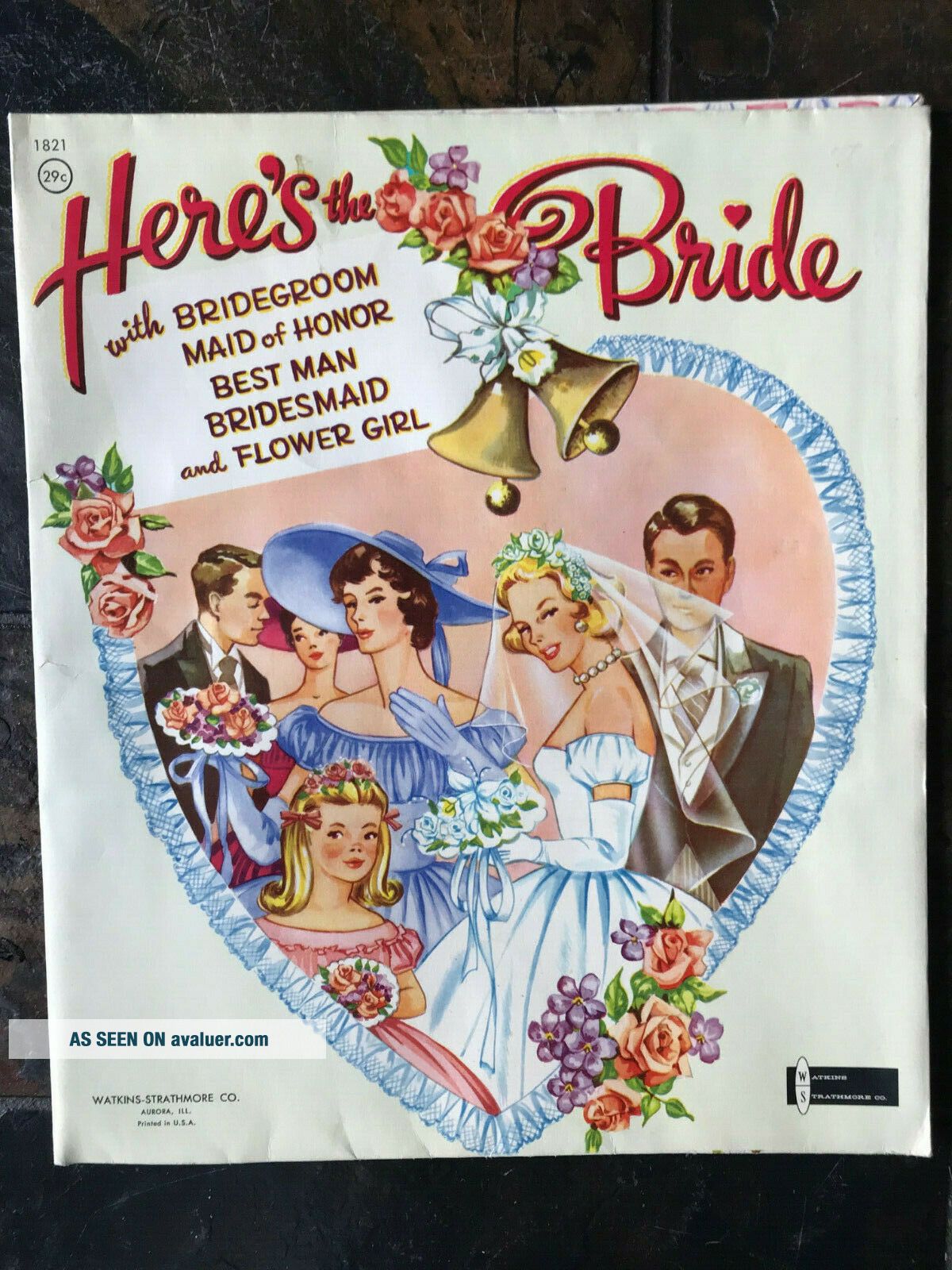 1953 Here ' S The Bride Paper Dolls Plus Another Wedding Party | #4037016