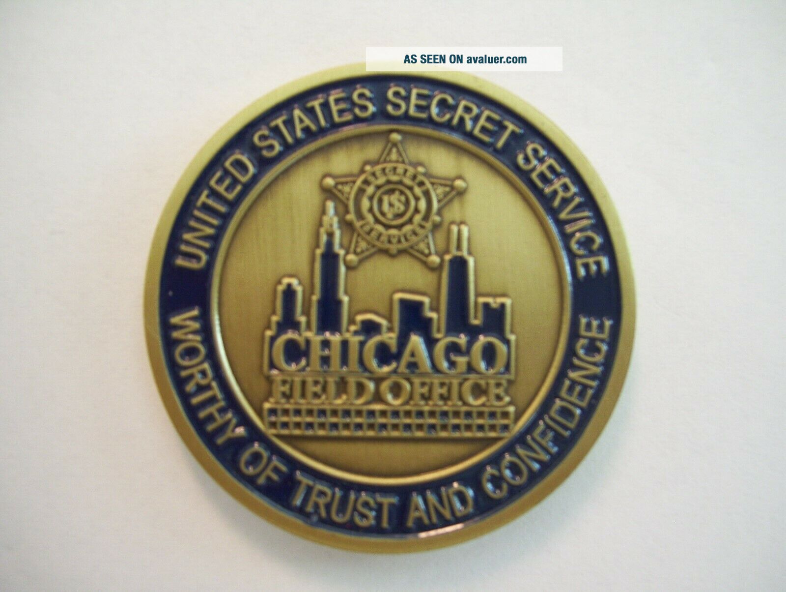 U. S. SECRET SERVICE CHICAGO FIELD OFFICE CHALLENGE COIN | #4000301