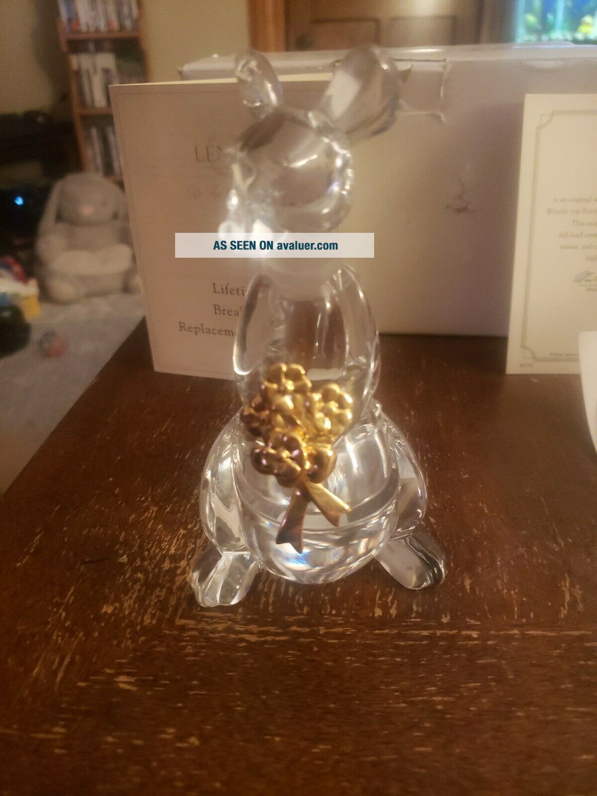Lenox DISNEY ' S Winnie The Pooh CRYSTAL KANGA Kangaroo Sculpture ...