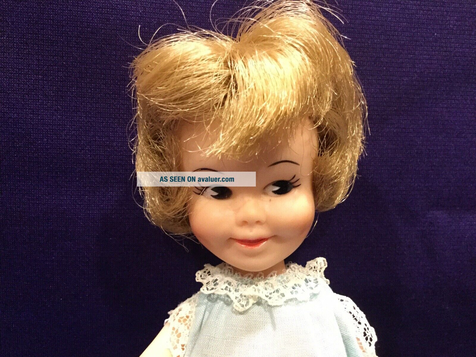 PENNY BRITE DOLL: VINTAGE 1963. EIGHT INCHES TALL. SHORT BROWN HAIR ...