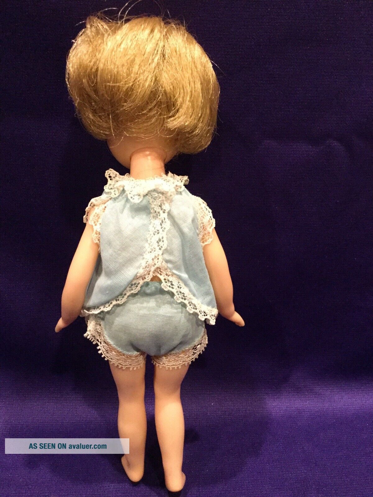 PENNY BRITE DOLL: VINTAGE 1963. EIGHT INCHES TALL. SHORT BROWN HAIR ...