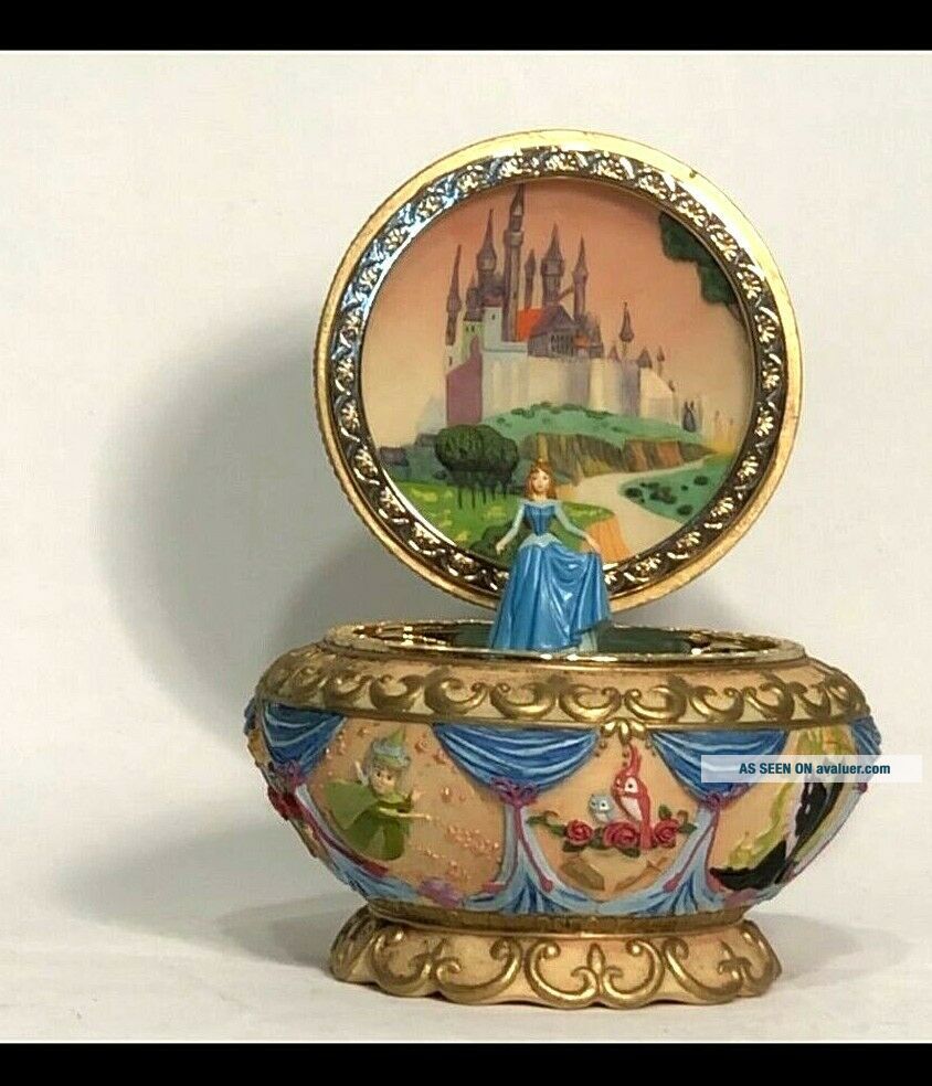 DISNEY MUSIC BOX SLEEPING BEAUTY AURORA ONCE UPON A DREAM MUSIC BOX ...