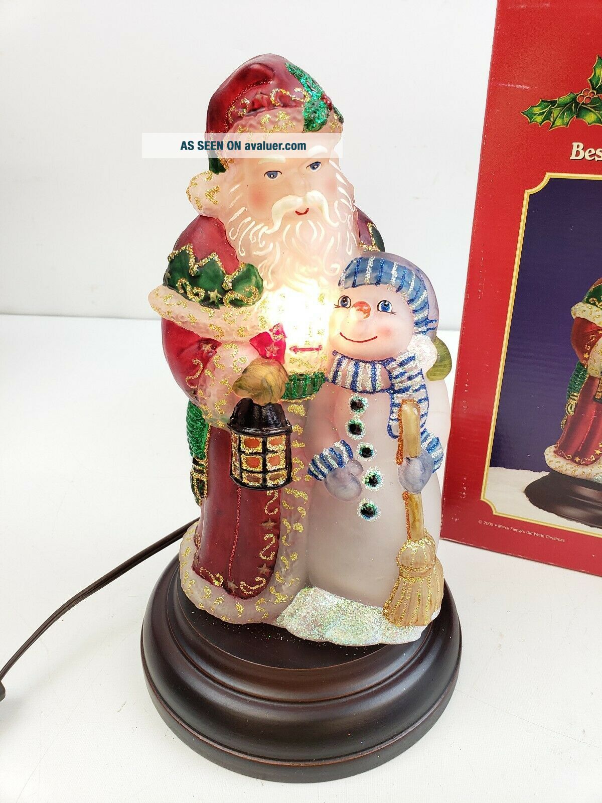 Old World Christmas - Best Friends Santa Light Up (2005) | #4117658