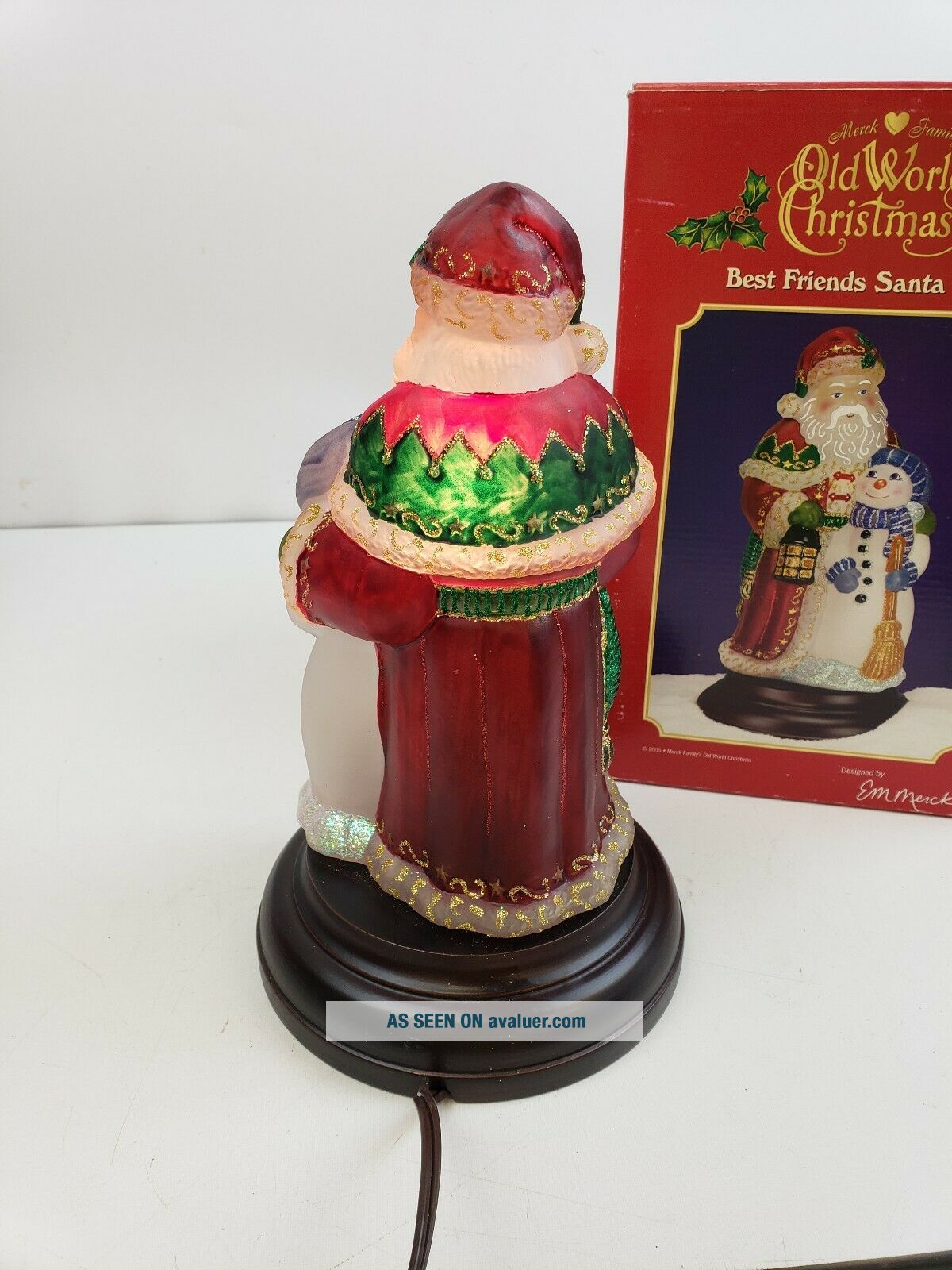 Old World Christmas - Best Friends Santa Light Up (2005) | #4117658