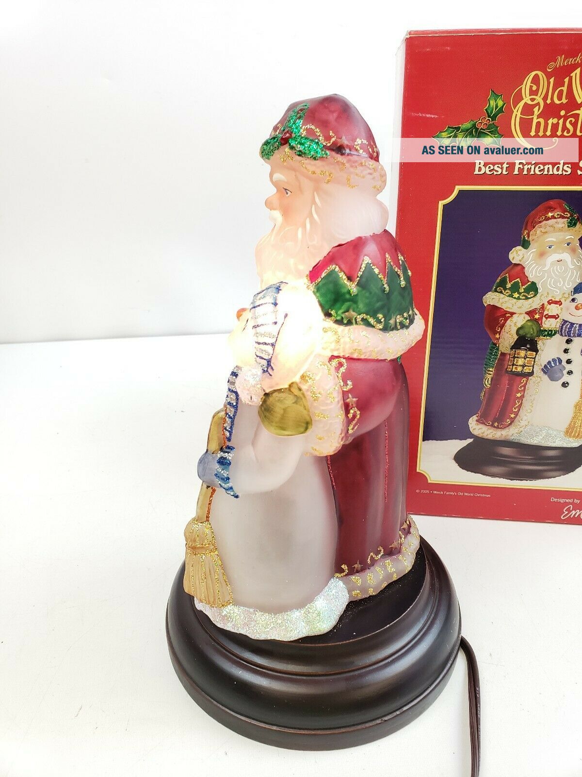 Old World Christmas - Best Friends Santa Light Up (2005) | #4117658