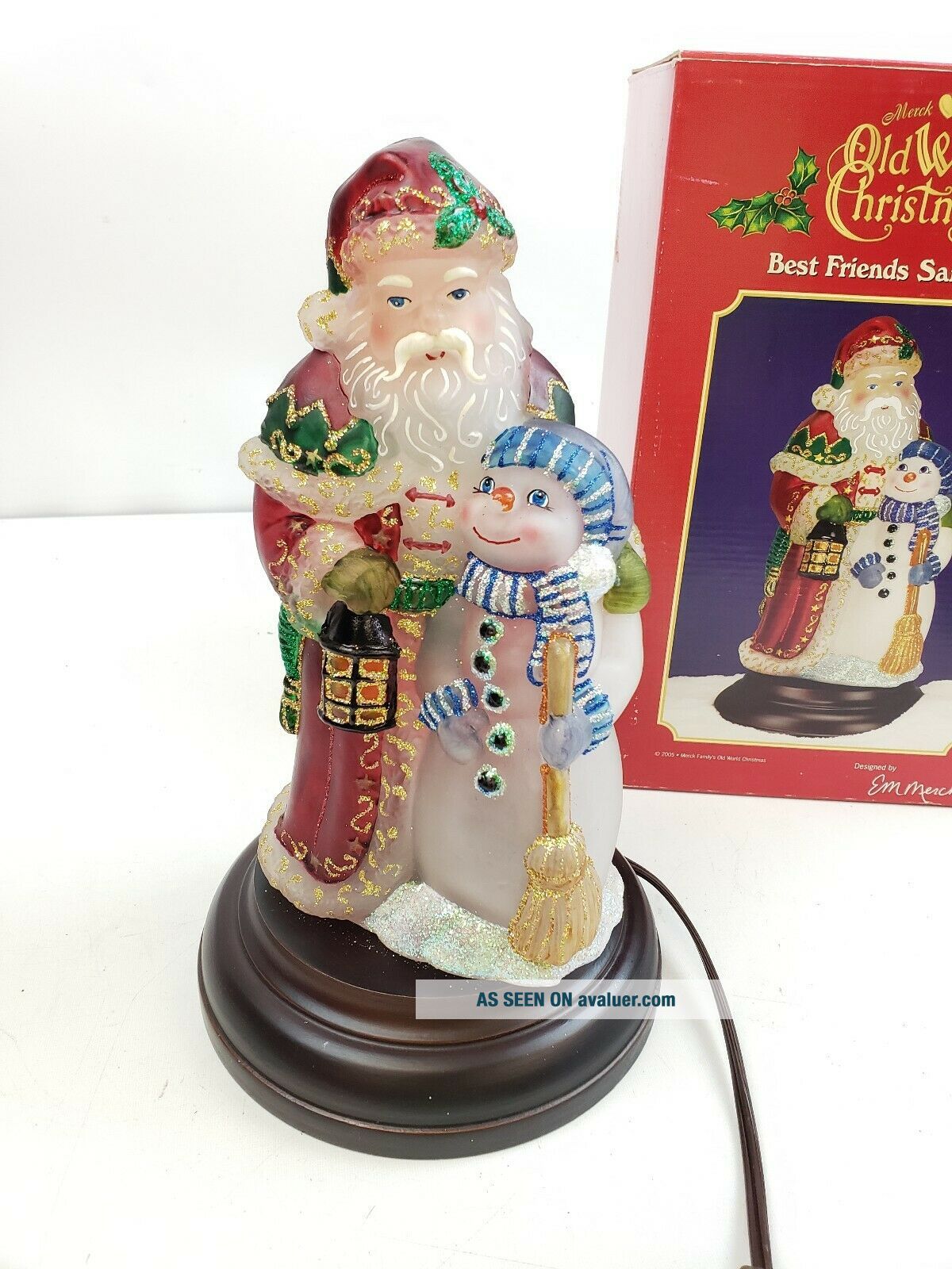 Old World Christmas - Best Friends Santa Light Up (2005) | #4117658