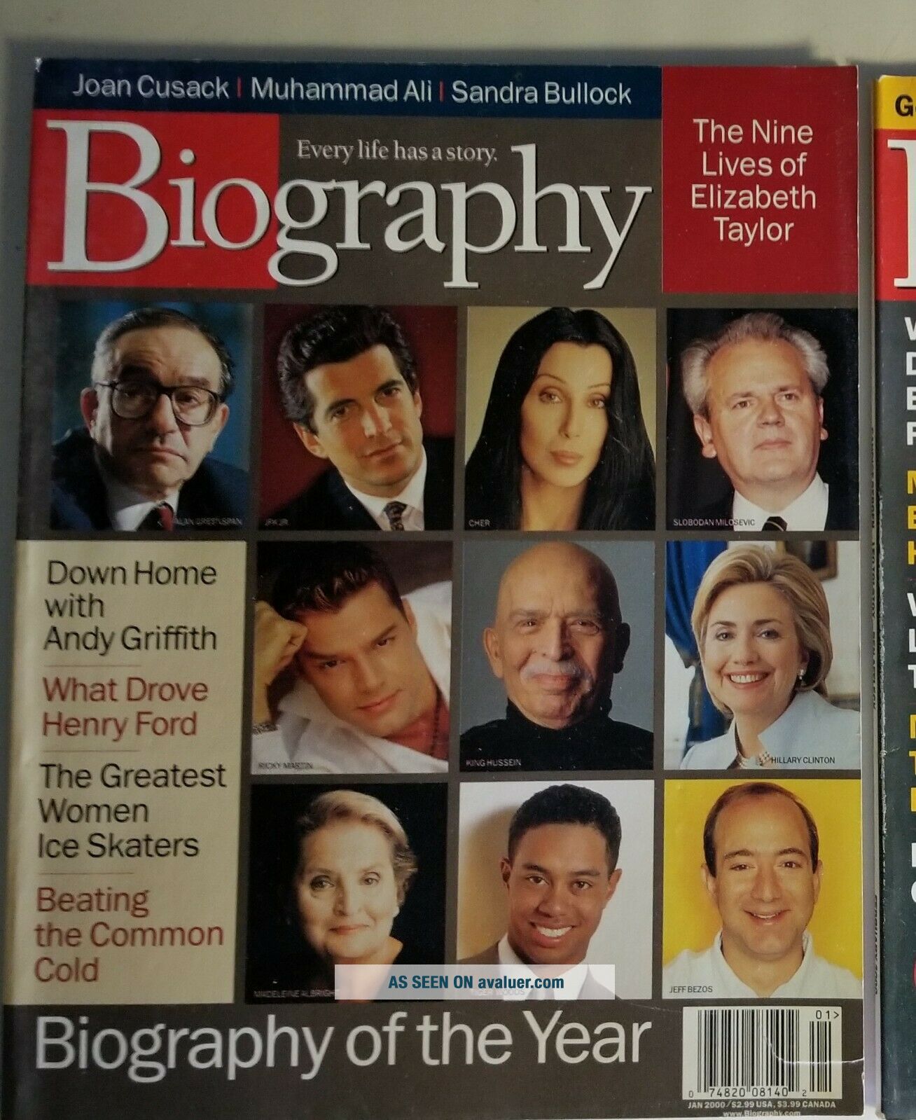 BIOGRAPHY Magazines Jan & Feb 2000 Candice Bergen Plus Many More Bios ...