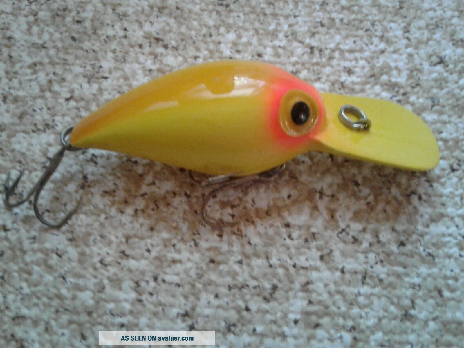 Vintage Pre Rapala Storm Wiggle Wart Lure - Chartreuse/Brown Crankbait ...