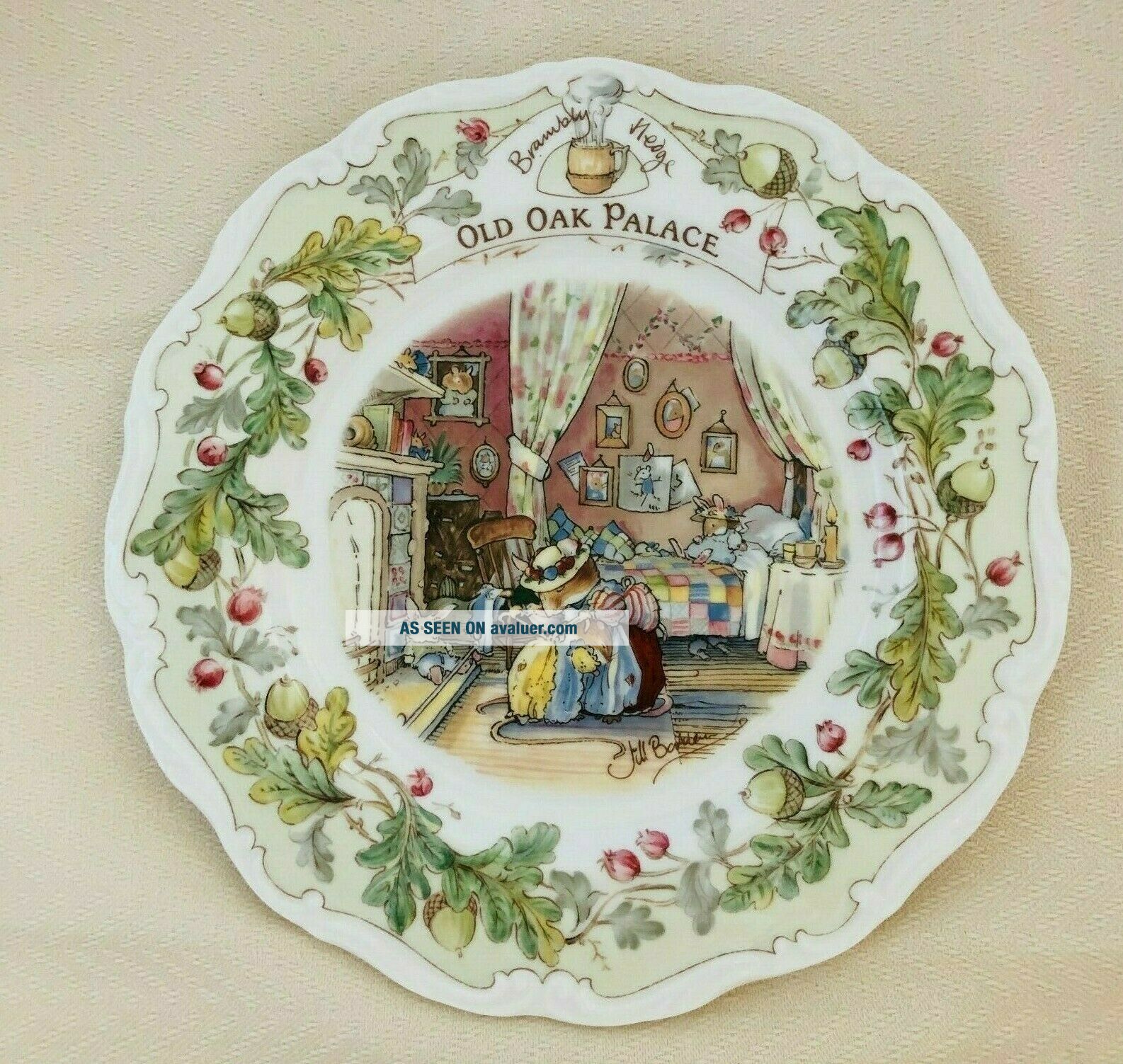 Royal Doulton Brambly Hedge “Old Oak Palace” Plate England 8” | #4164987