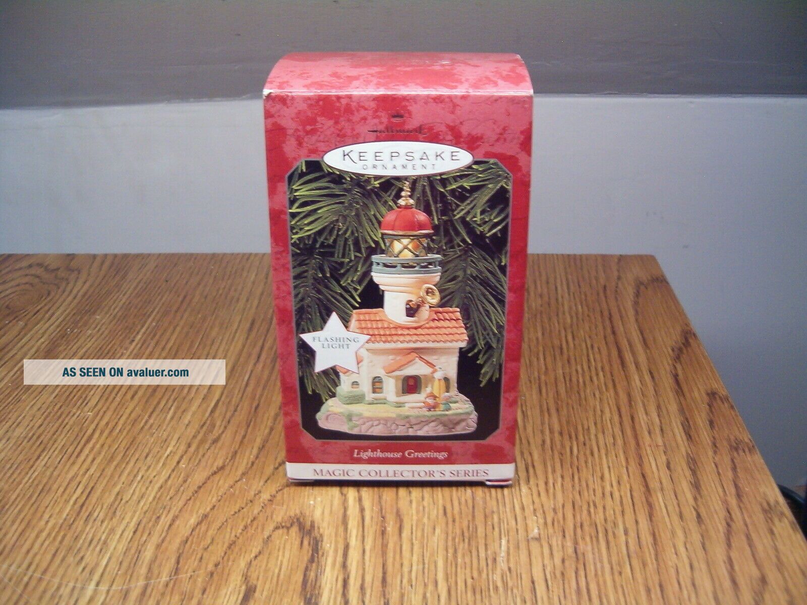 MIB HALLMARK 1998 LIGHTHOUSE GREETINGS 2 KEEPSAKE CHRISTMAS ORNAMENT ...