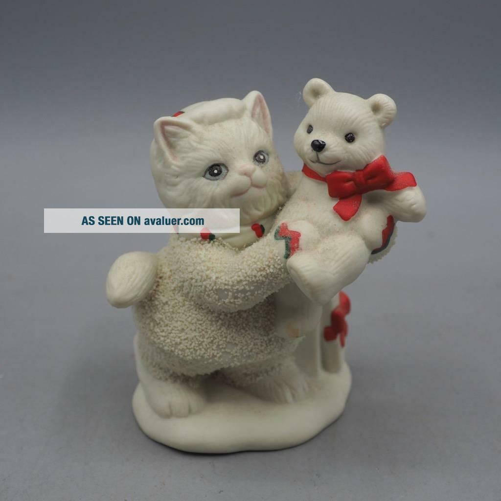 Vintage Figurine Lefton China Numbered 726 Kitty Snowflake | #4190993