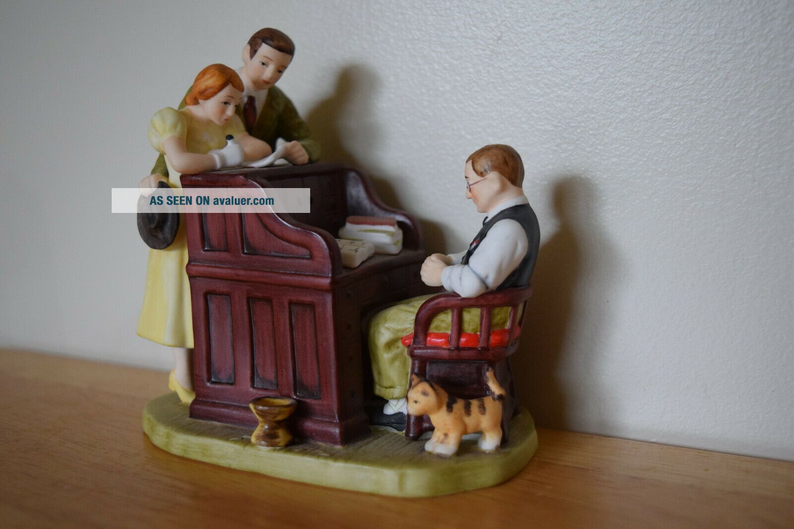 1982 NORMAN ROCKWELL " Marriage License " Figurine - Gift World Of ...