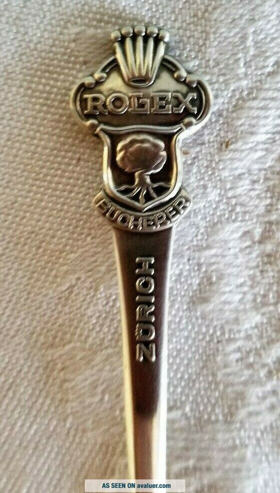 Collectible Rolex Bucherer Zurich Souvenir Spoon Marked CB 6, 9 M ...