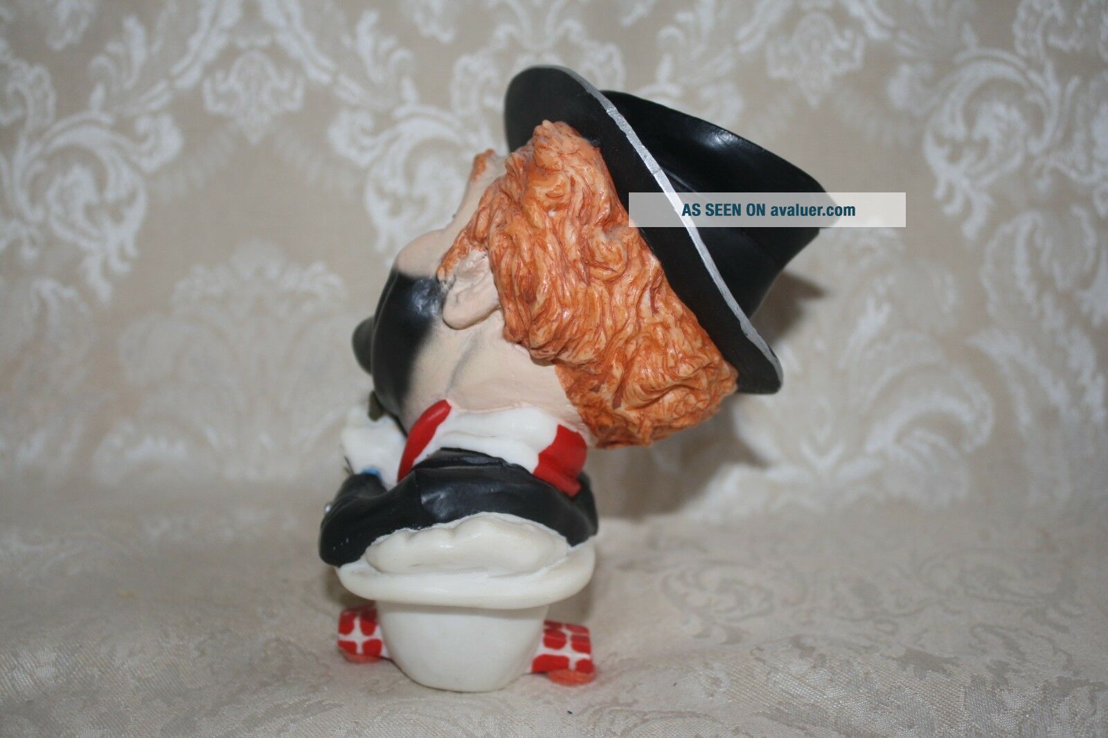 Hal Reed Clown Sculpture RED SKELTON ' S Freddie In The Bathtub With ...