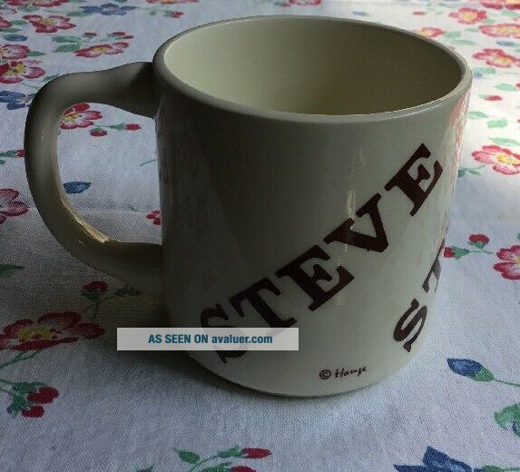 Vintage HOUZE Name Mug Coffee Tea Cup STEVE Ceramic USA Retro 1970 ...
