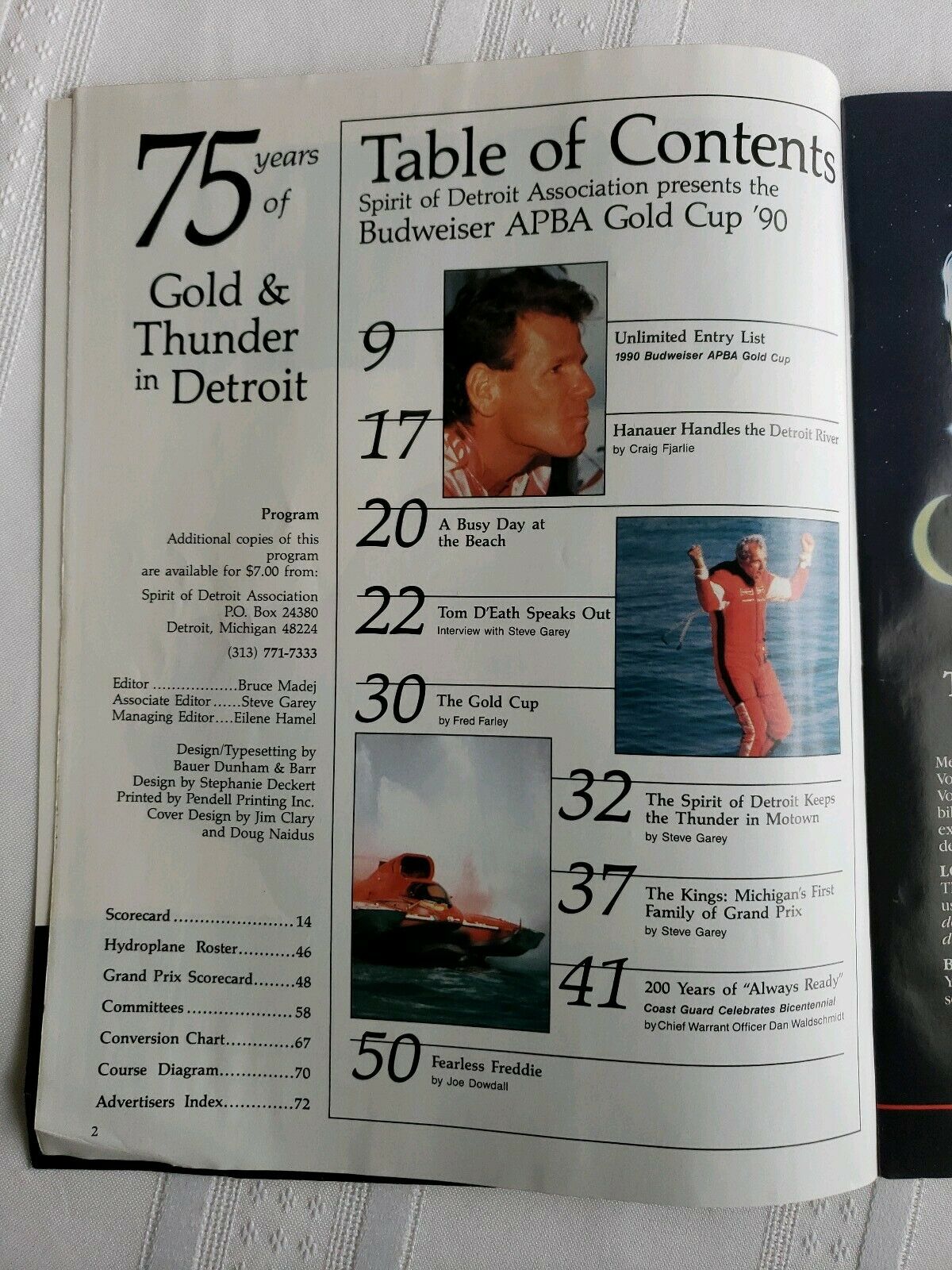 1990 Budweiser APBA Unlimited Hydroplane Gold Cup - 75th Anniversary ...