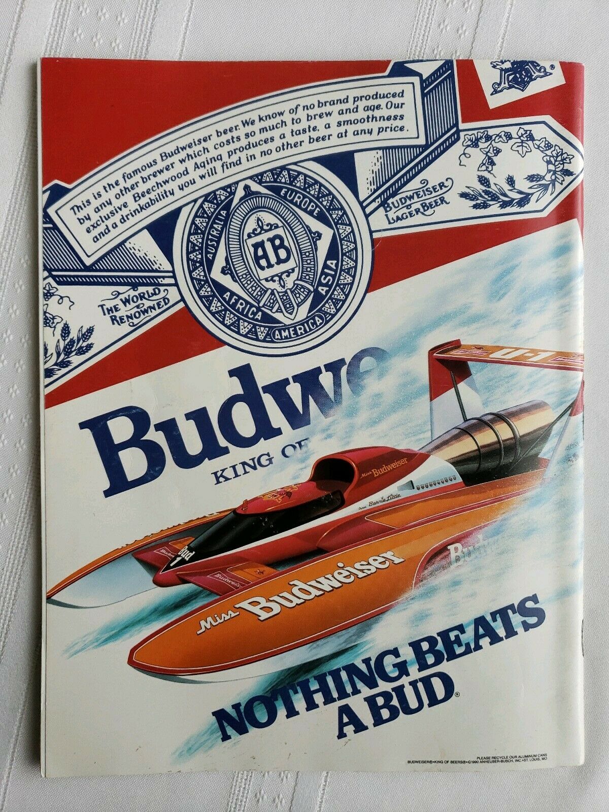 1990 Budweiser APBA Unlimited Hydroplane Gold Cup - 75th Anniversary ...