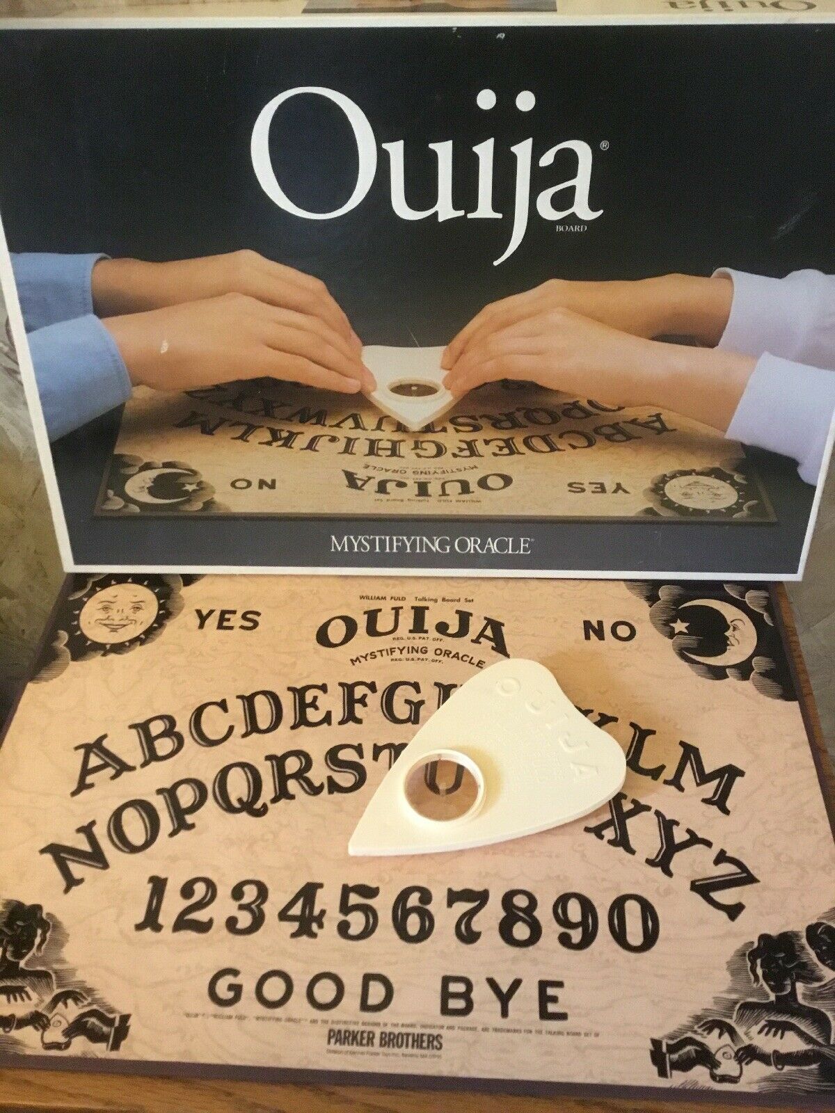 Vintage Ouija Board Mystifying Oracle Game Parker Brothers Box | #19481150