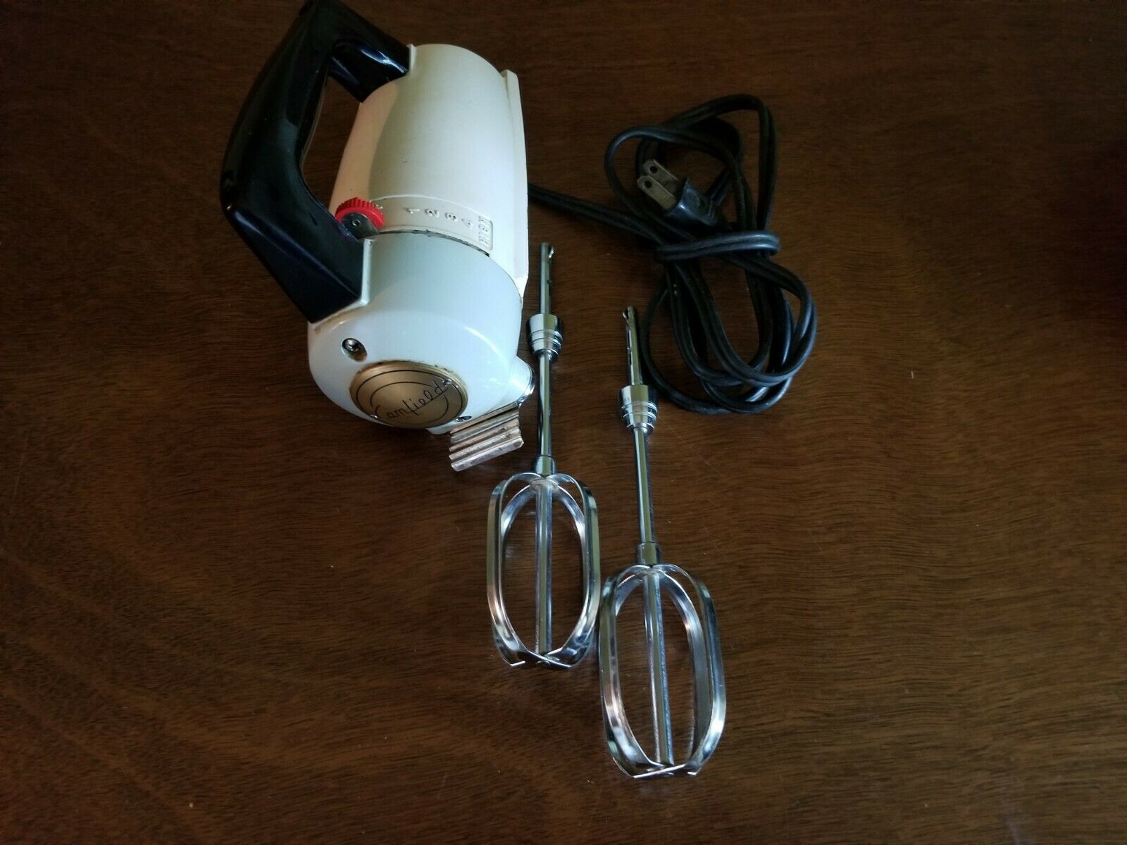 VINTAGE 1950 ' S Camfield Mfg Co CM - 1 Electric Hand Mixer W/Beater ...