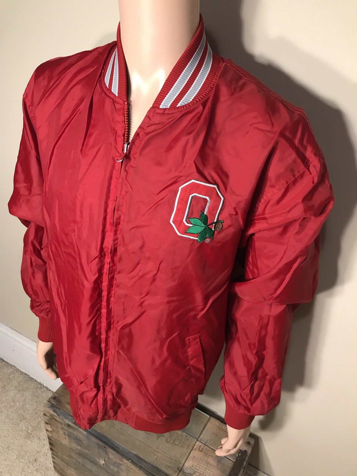 Vintage Ohio State OSU Reversible Xtreme Fanz Football Jersey Jacket XL ...