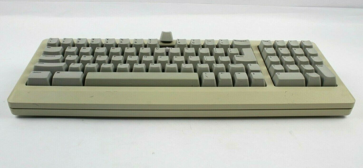 Vintage Apple Macintosh Plus Keyboard M0110A Mechanical ALPS W/Cable ...
