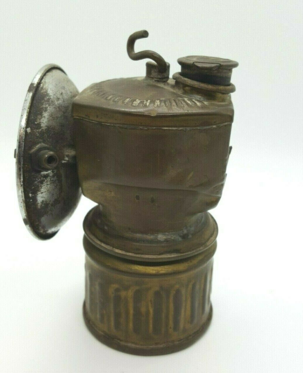 Vintage Justlite Miners Lantern Brass Guys Antique Carbide Lamp 1920s ...