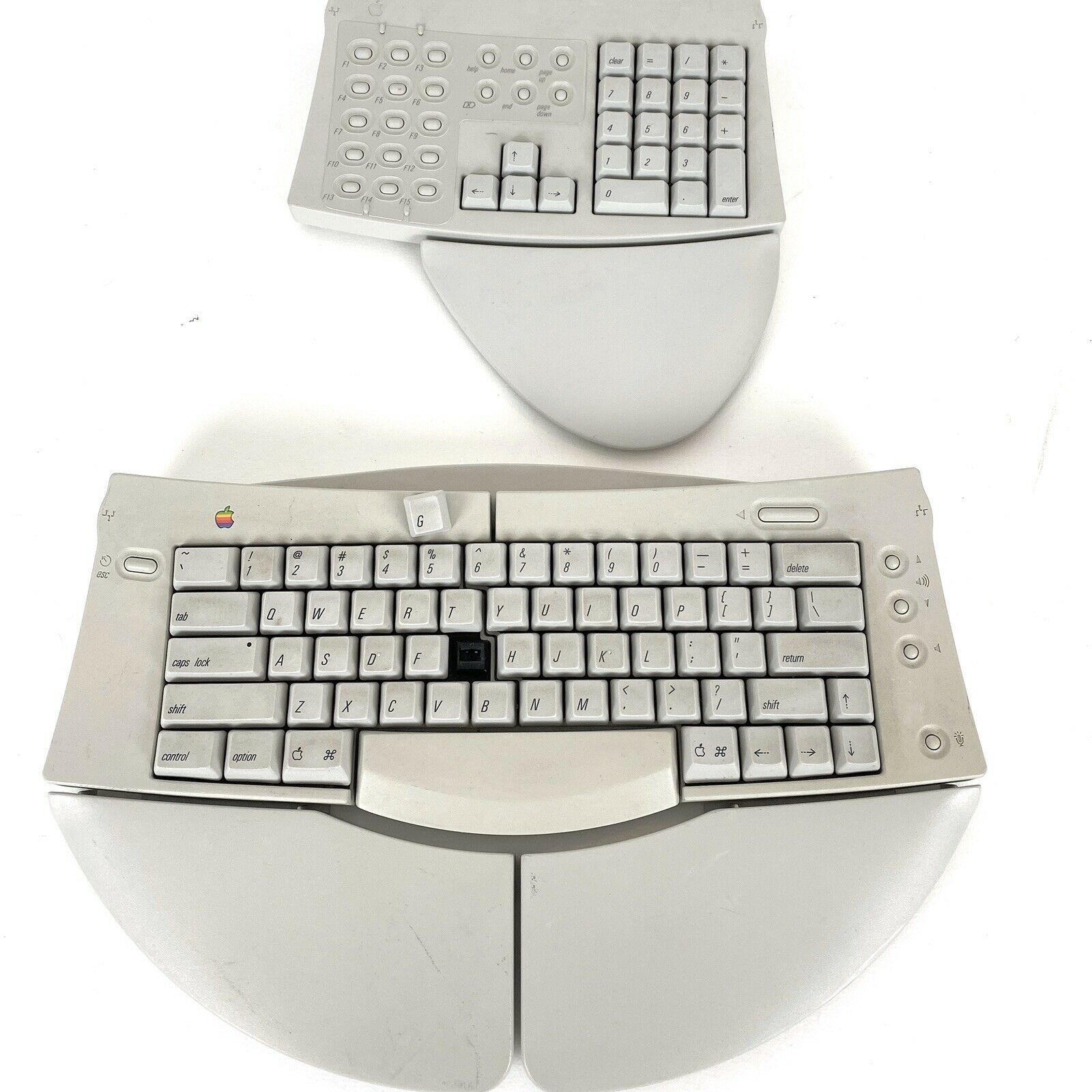 Apple Adjustable Keyboard With Numeric Key Pad M1242 Missing G 9368a ...