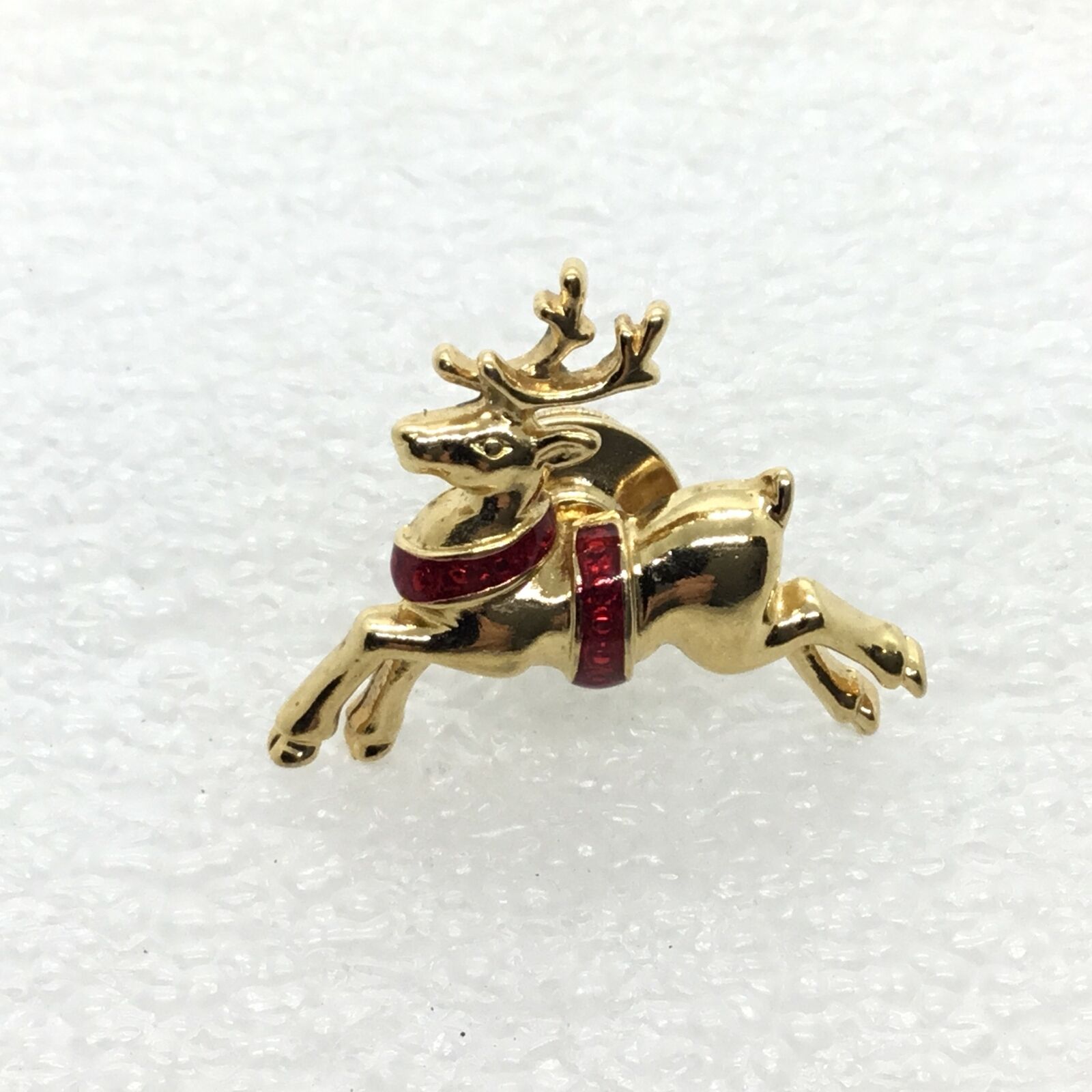 Signed AVON Vintage CHRISTMAS REINDEER LAPEL Pin Enamel Christmas ...