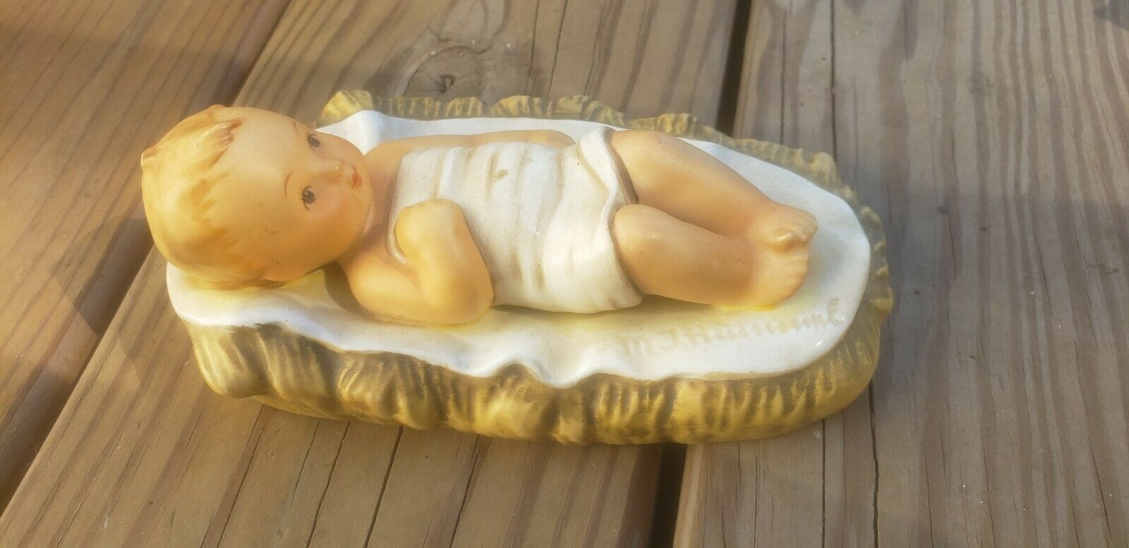 Vintage Hummel Large Baby Jesus In Manger 6 " Long Germany | #19123511
