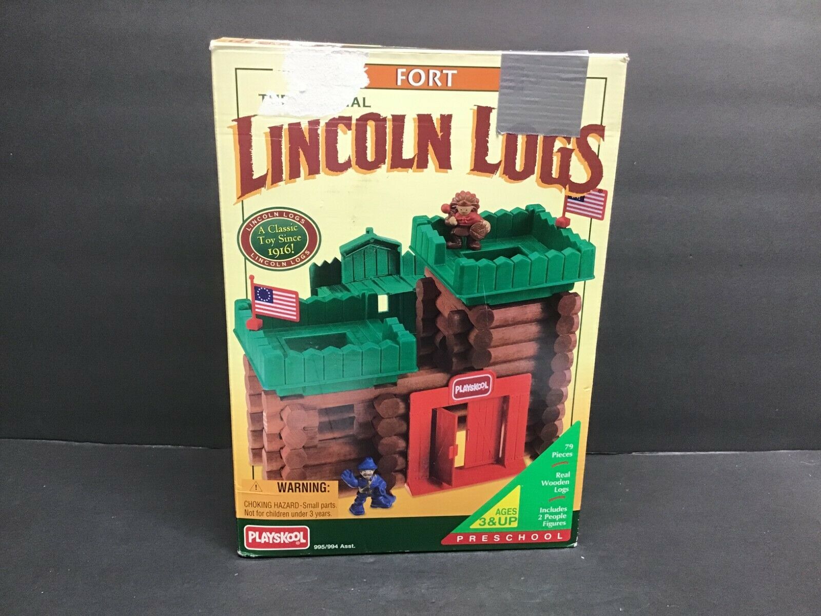 Vintage The Lincoln Logs Frontier Fort By Playskool | #19121984
