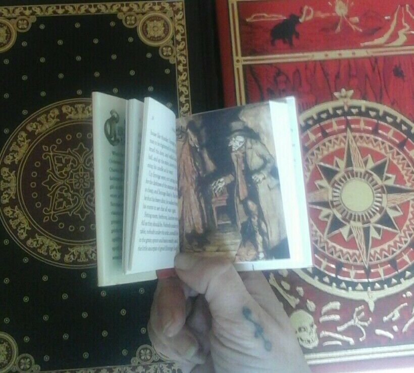 Miniature Book Charles Dickens A Christmas Carol Illustrated Running ...