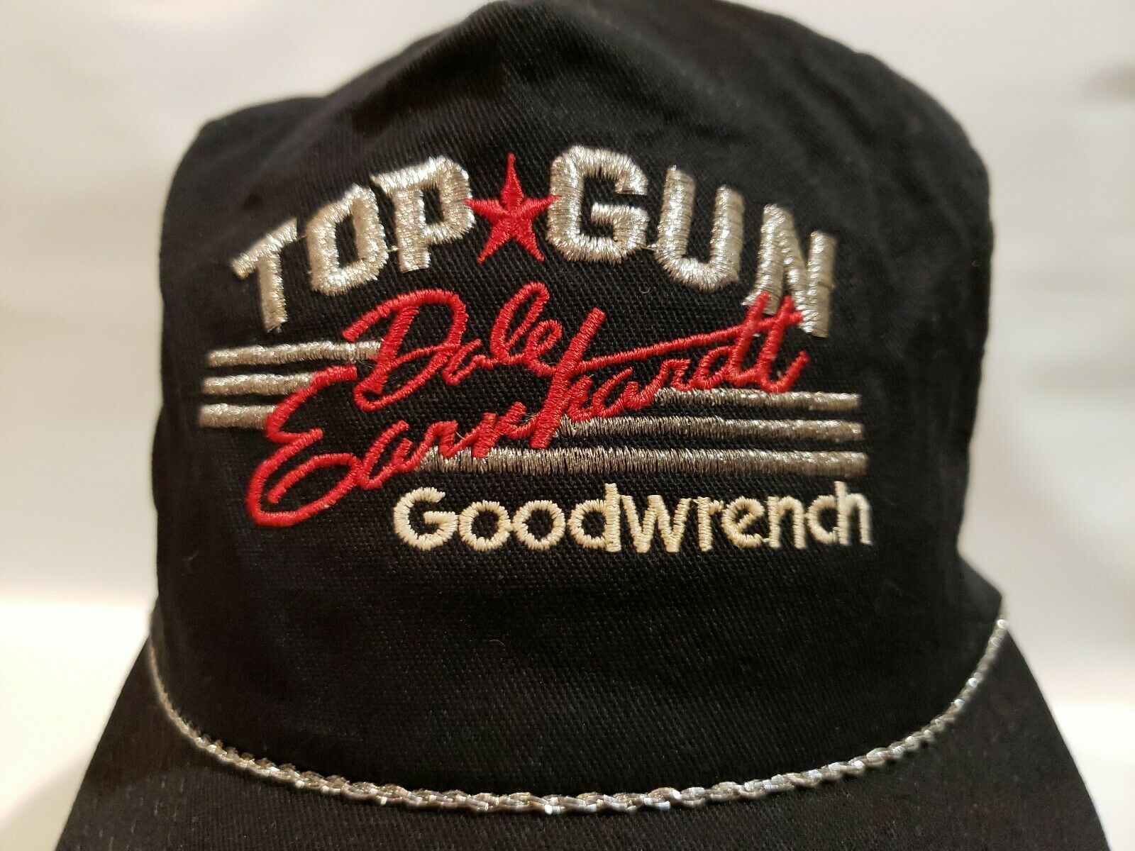 Vintage Dale Earnhardt Top Gun Snapback Goodwrench Hat Sports Image ...