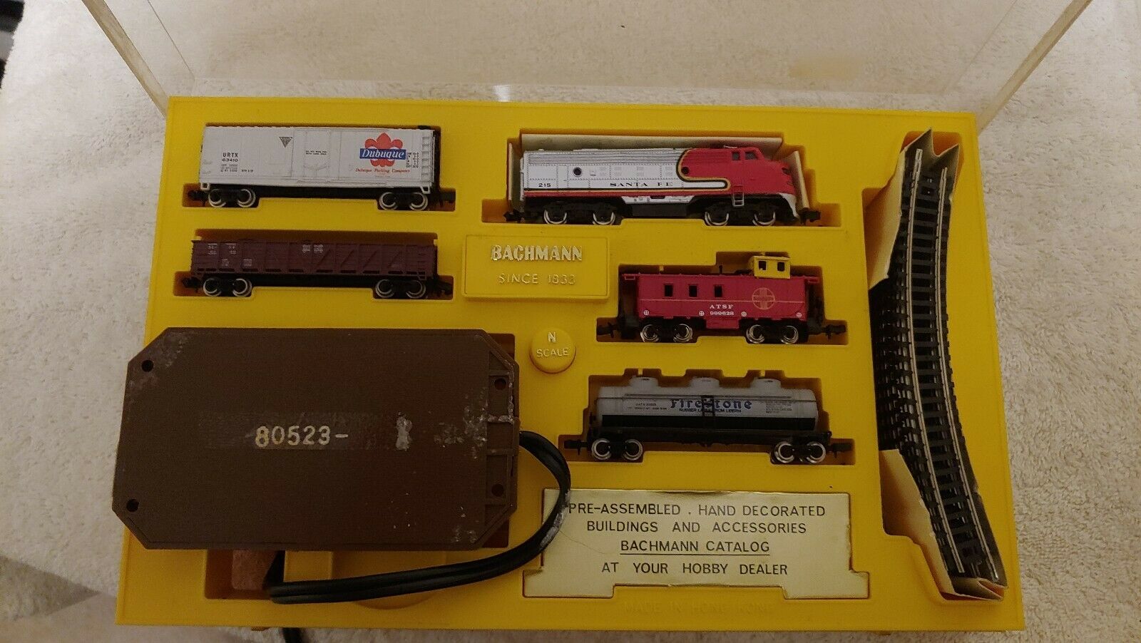 Vintage Bachmann Santa Fe N Scale Train Set | #19457665