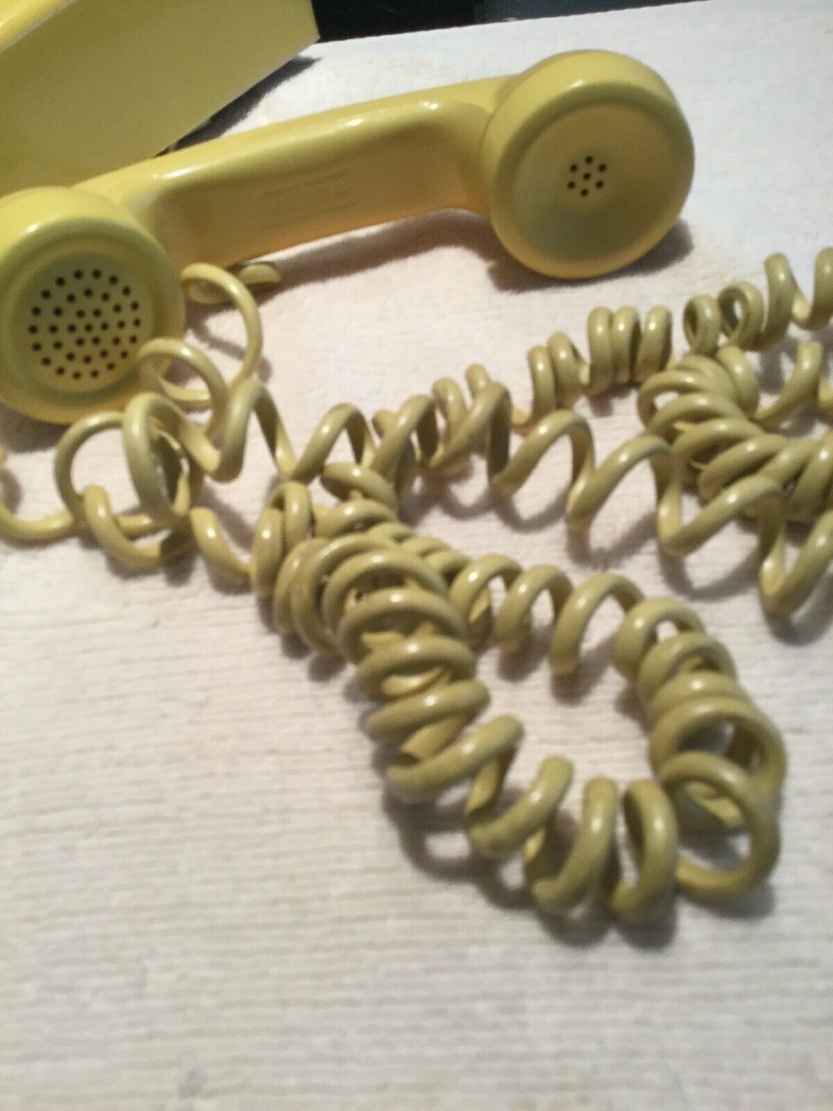 1959 Yellow Western Electric Bell System 554 Rotary Wall Telephone ...