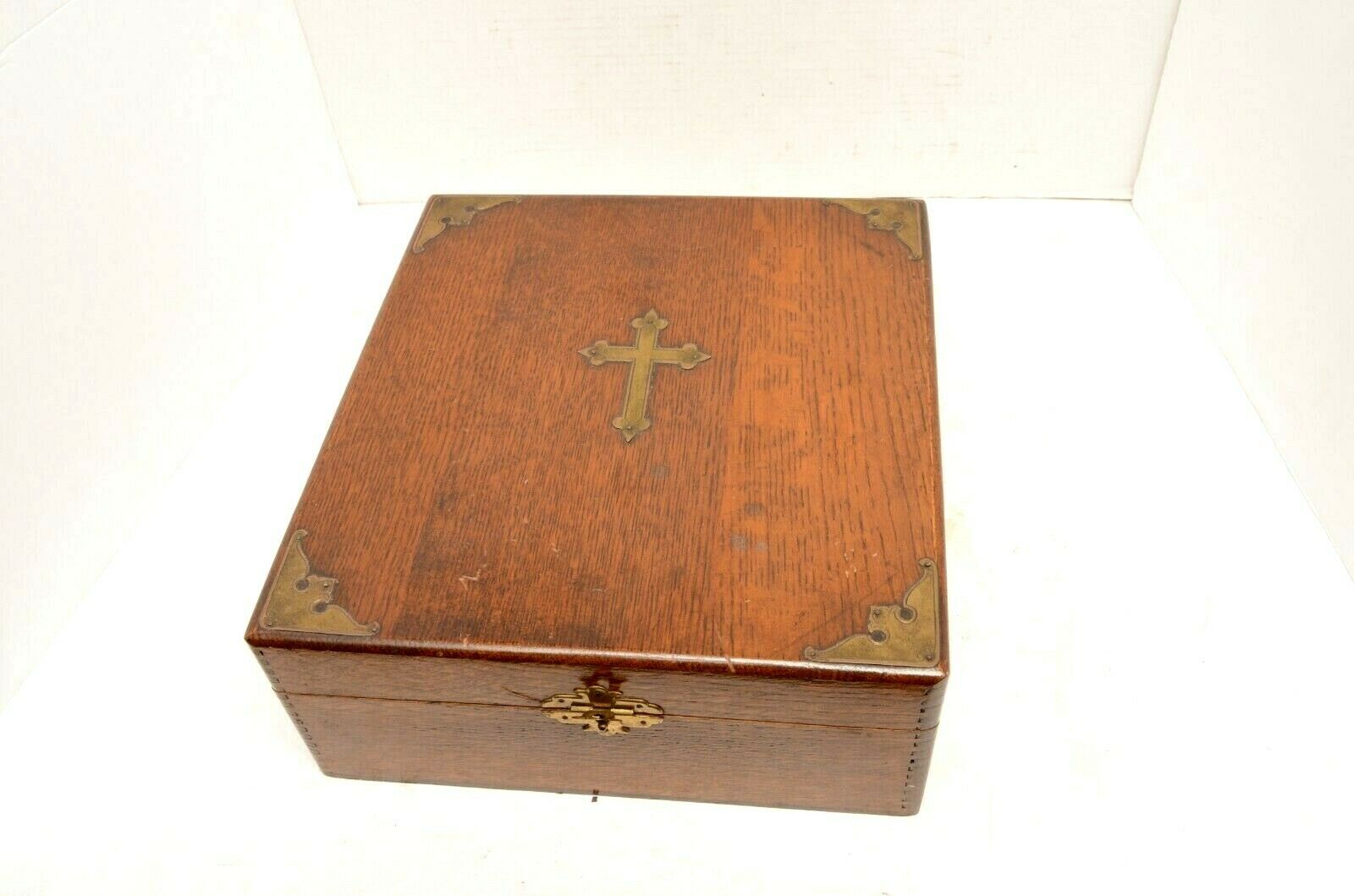 Antique Catholic Last Rites /Sick Call Box Vintage | #19457915