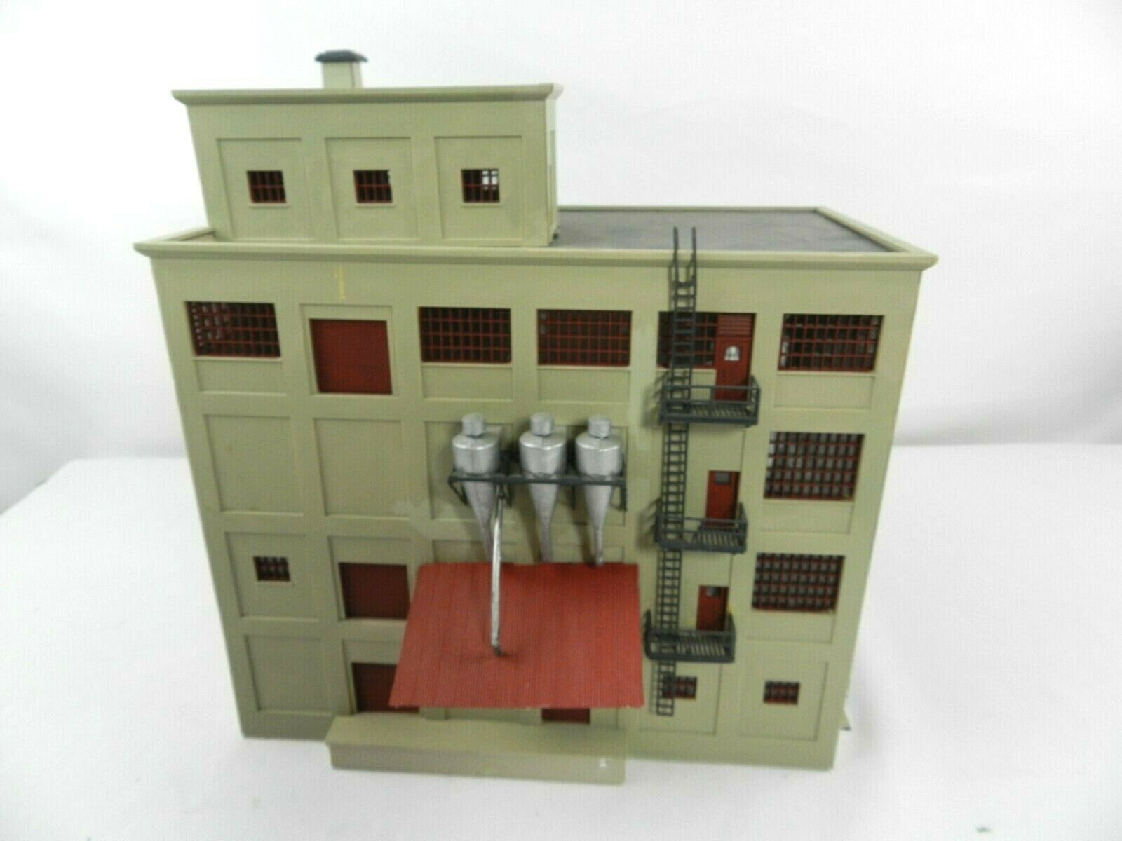 Vintage Plastic Large Milling Factory Train Building HO Gauge Scale ...
