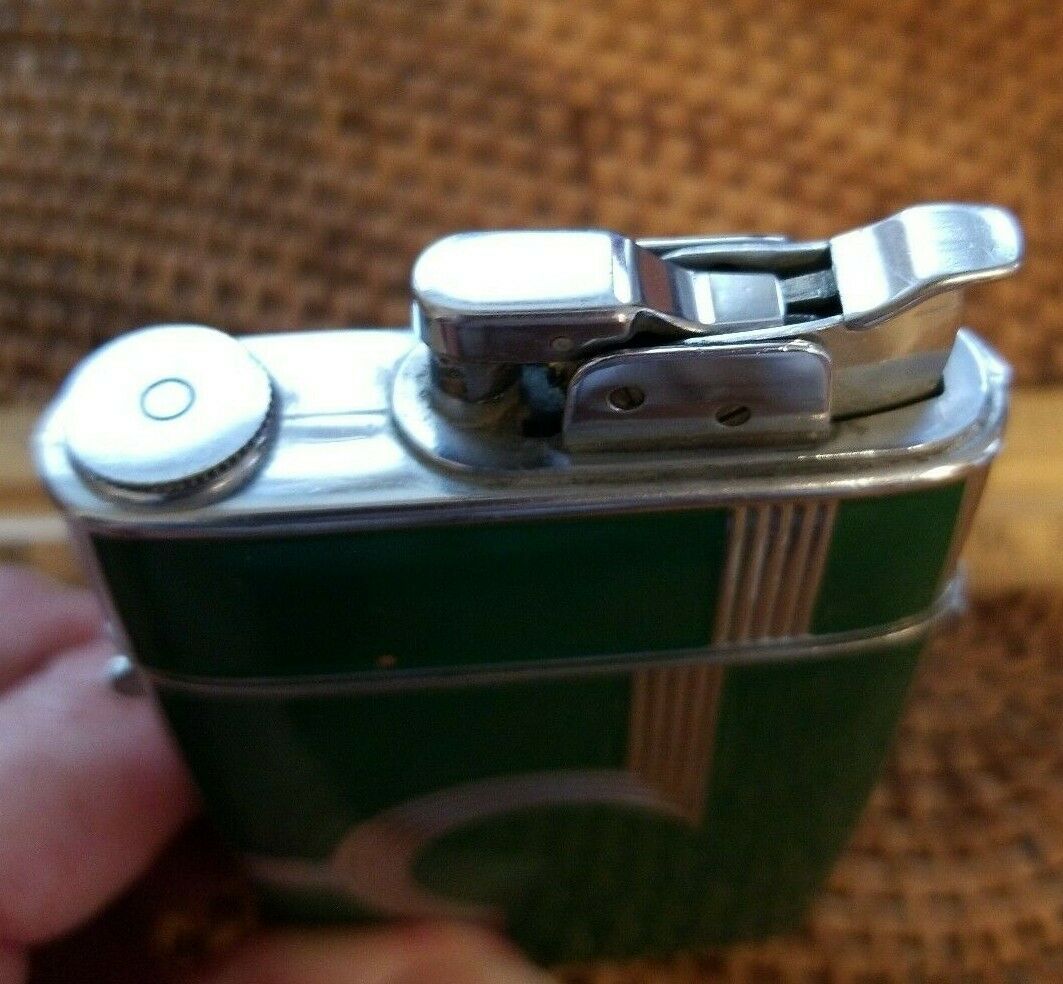 HANDOME Vtg Art Deco EVANS Lighter Cigarette Case | #19037605