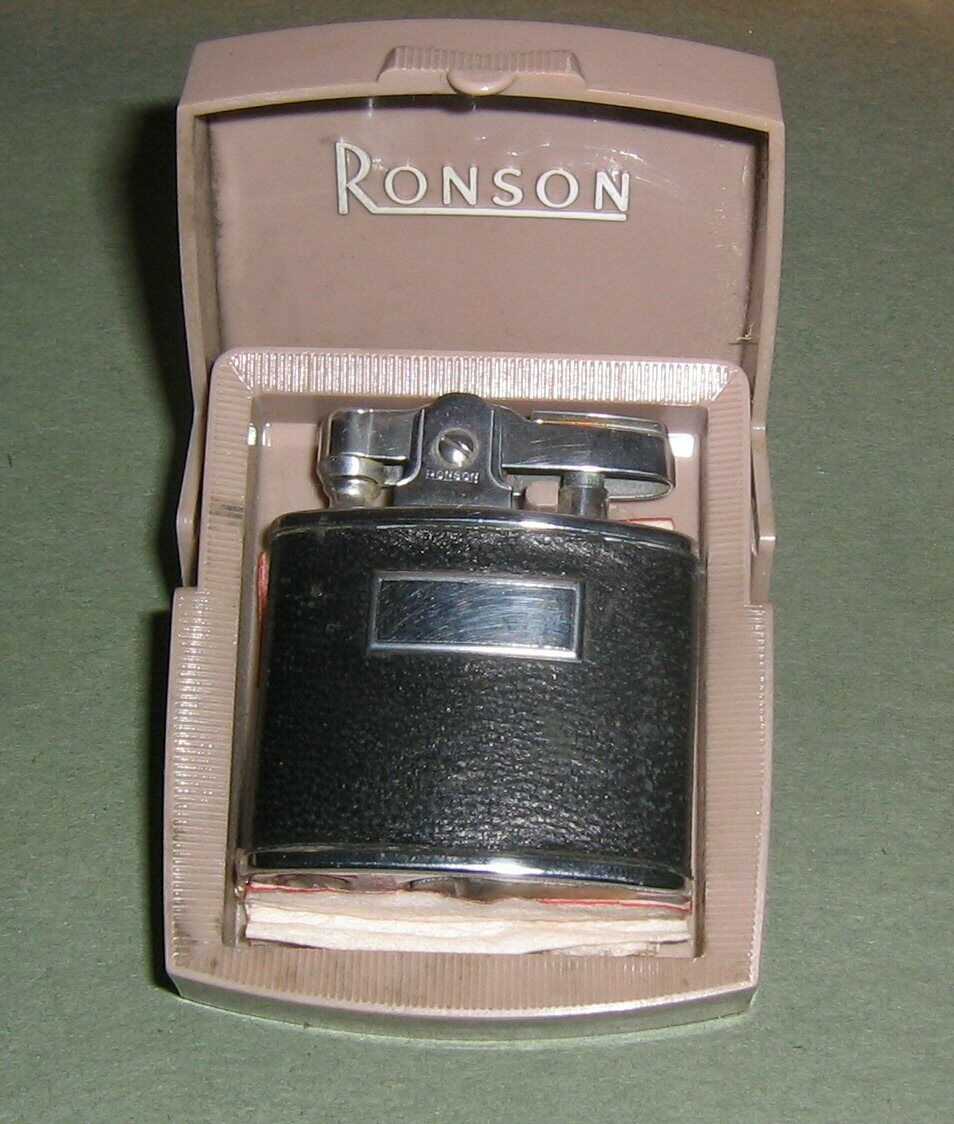 Vintage Ronson Standard Cigarette Lighter With Box, Instructions ...