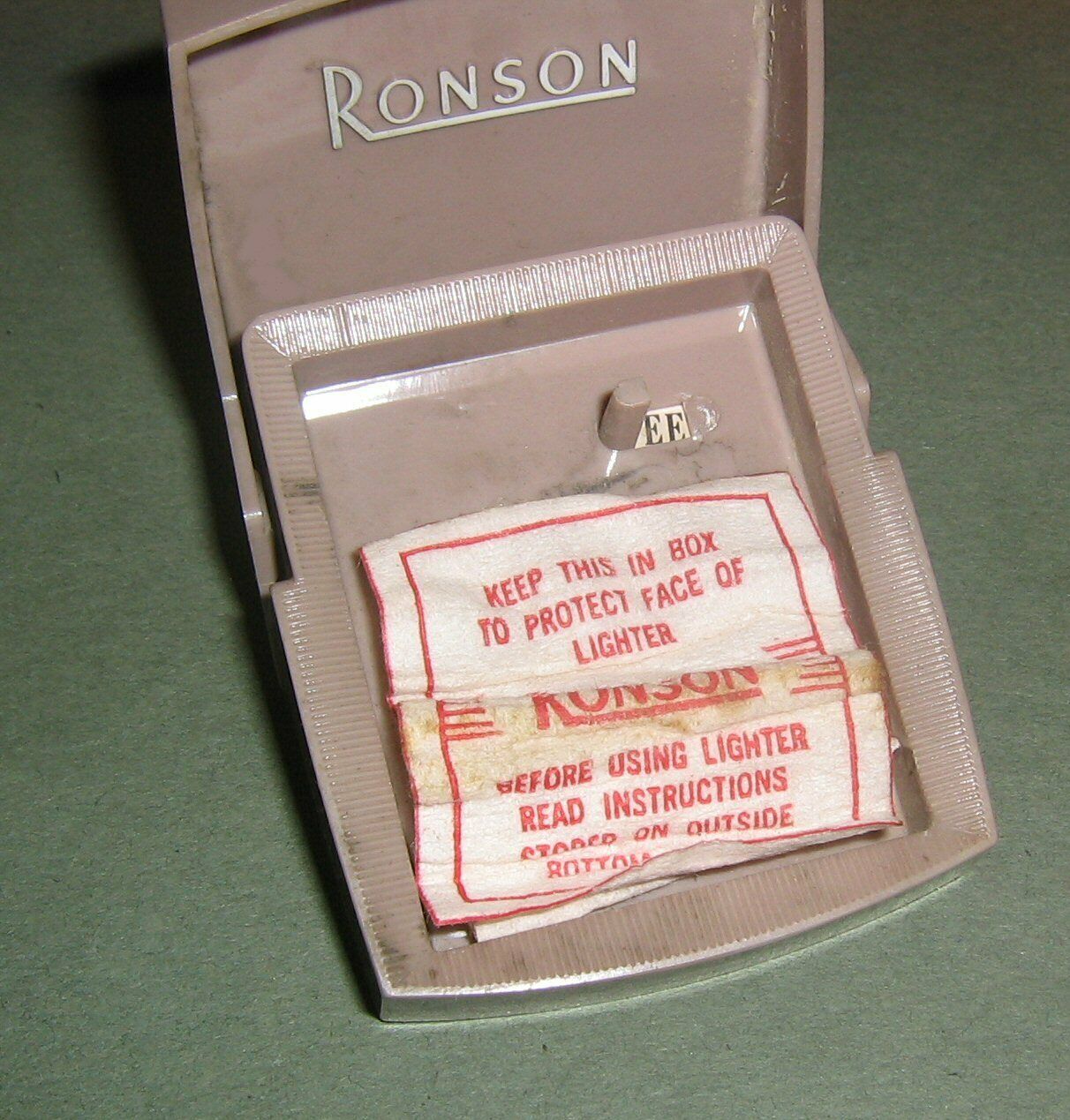 Vintage Ronson Standard Cigarette Lighter With Box, Instructions ...