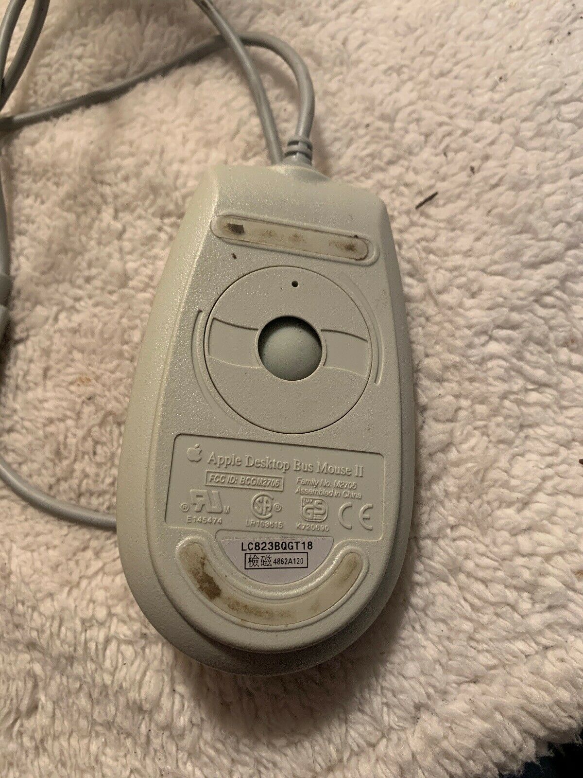 Apple Desktop Bus Mouse II M2706 ADB Macintosh Power Mac | #19025244