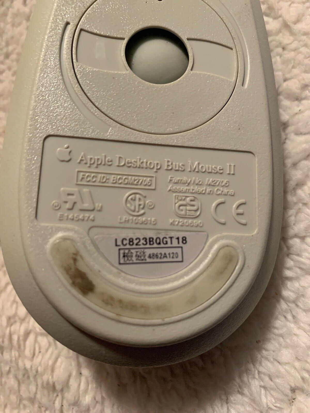 Apple Desktop Bus Mouse II M2706 ADB Macintosh Power Mac | #19025244