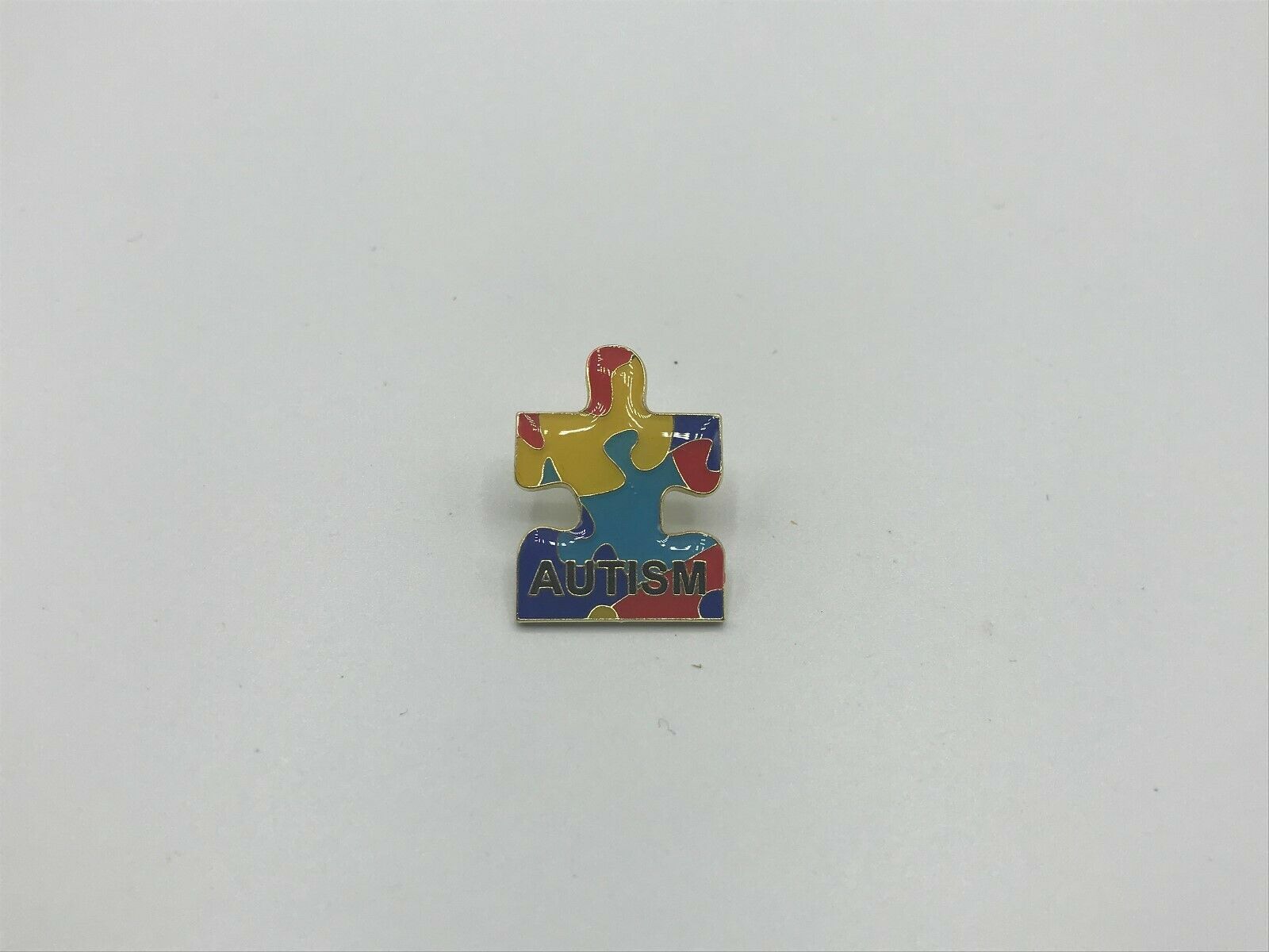 AUTISM Puzzle Piece Awareness Lapel Pin A4 | #18993007