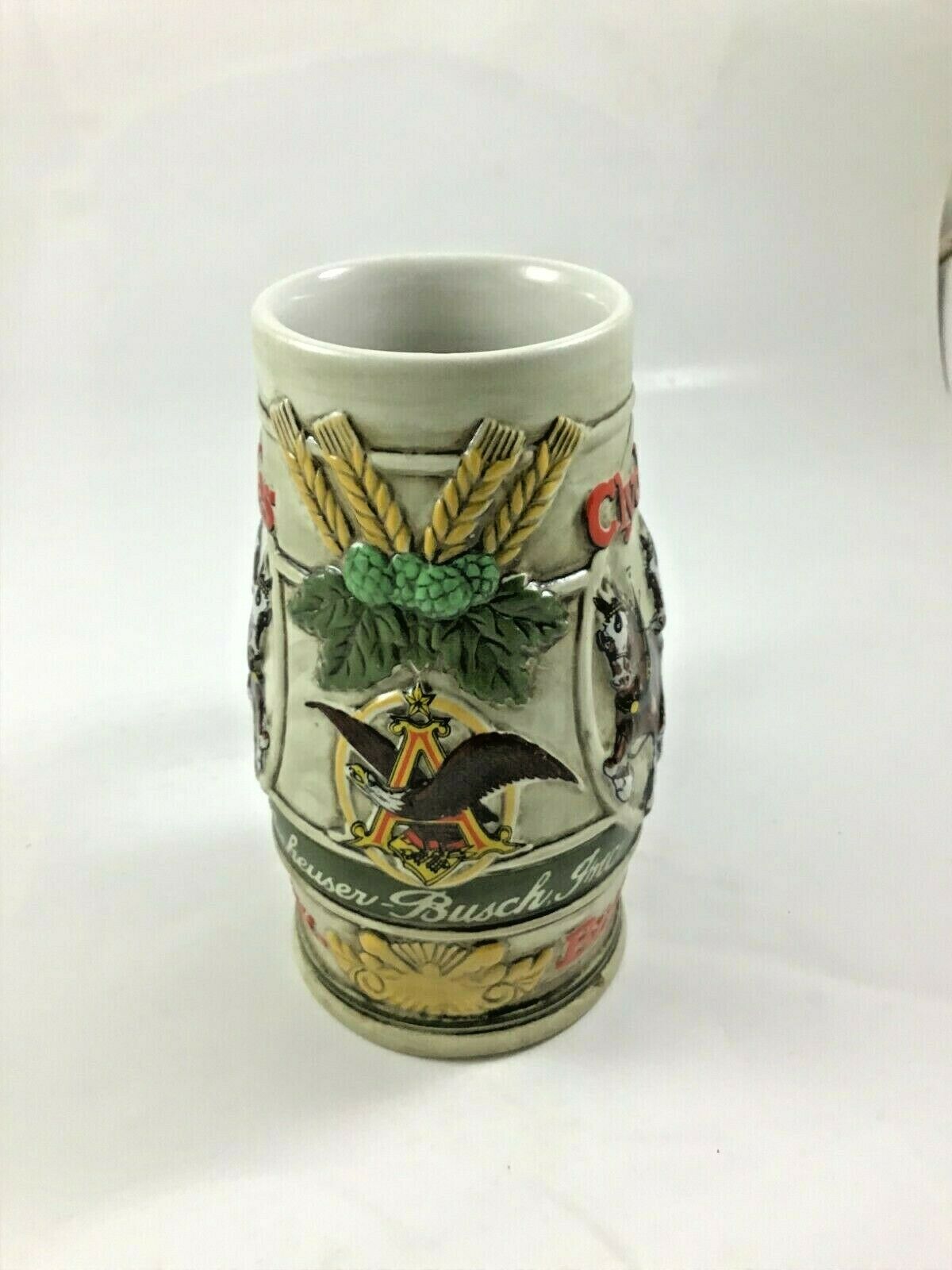1981 Ceramarte Vintage Budweiser Clydesdale Beer Stein Mug | #19440851