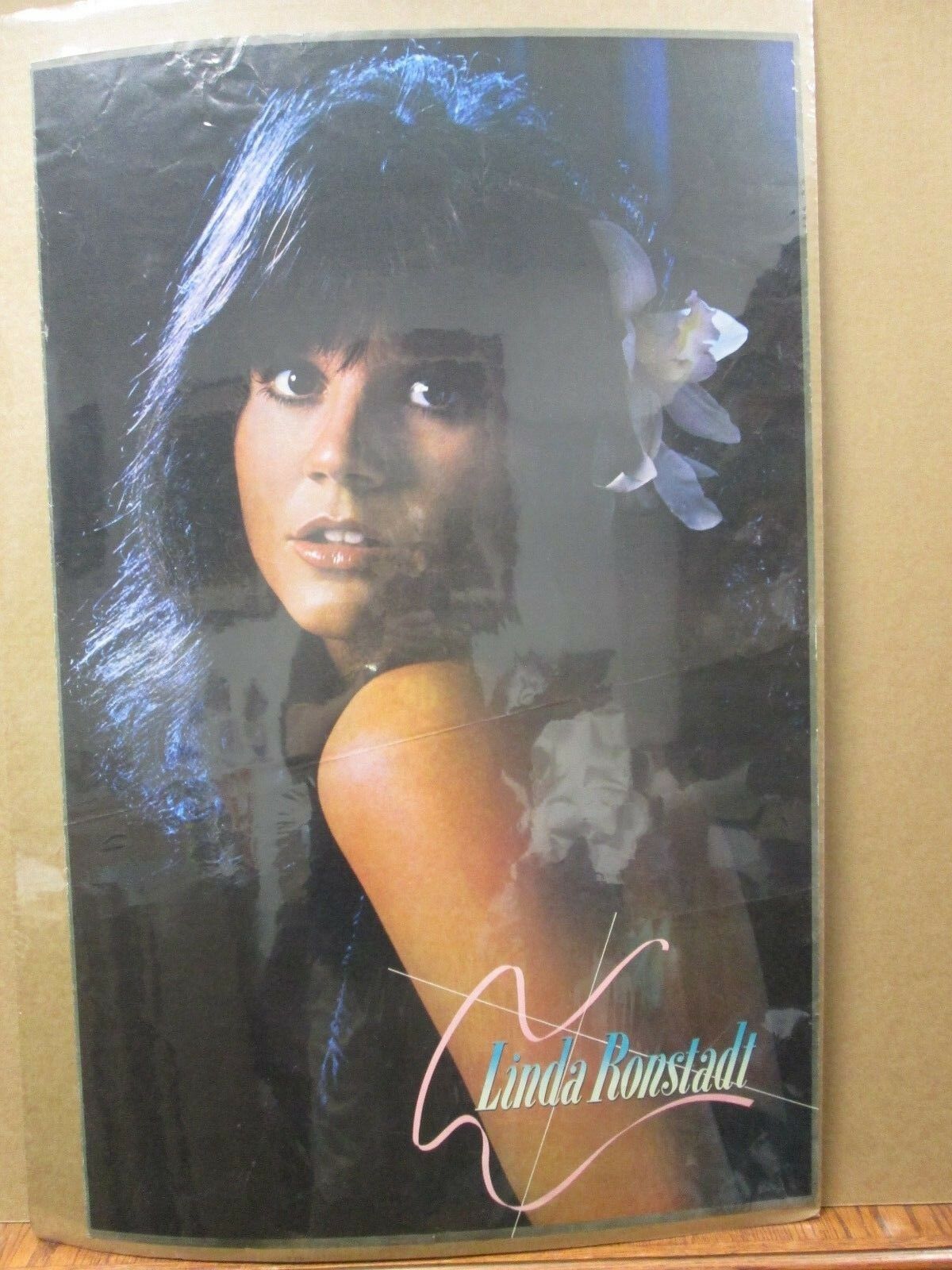 Vintage Poster Linda Ronstadt Singer Rock 1977 Inv 1819 | #18975983