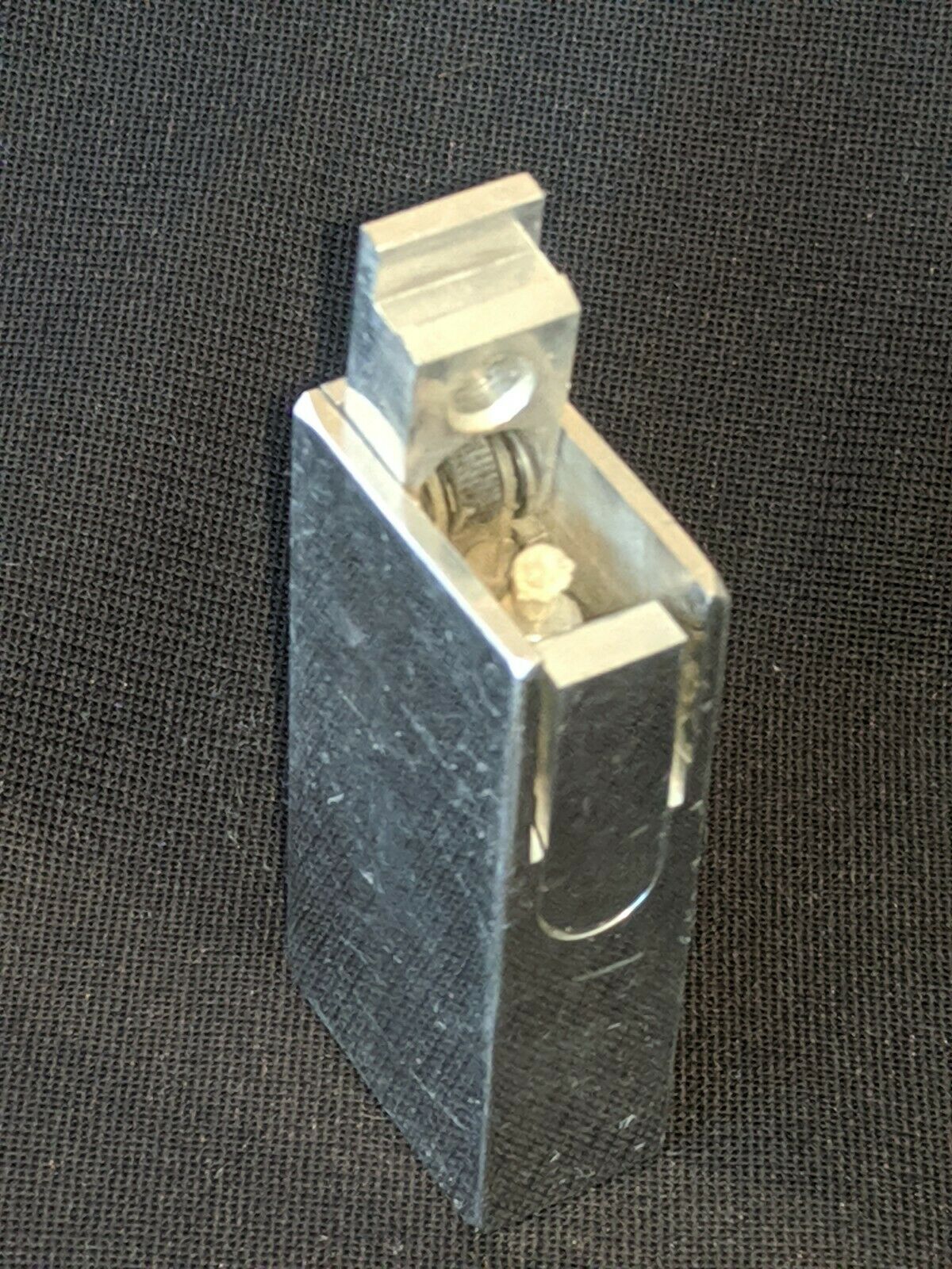 VINTAGE LORD OXFORD Push Button Automatic Pocket Lighter | #19437384