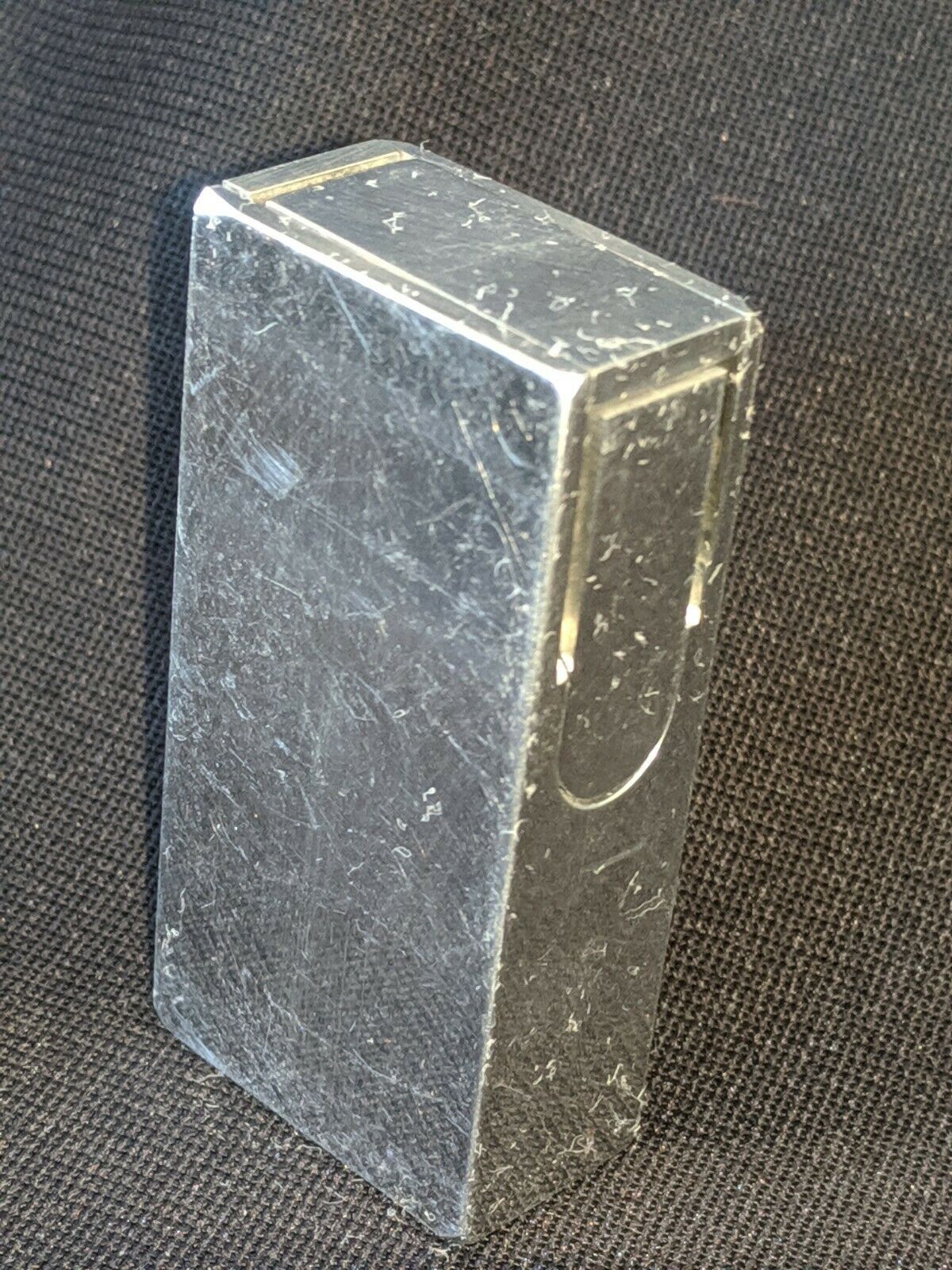 VINTAGE LORD OXFORD Push Button Automatic Pocket Lighter | #19437384