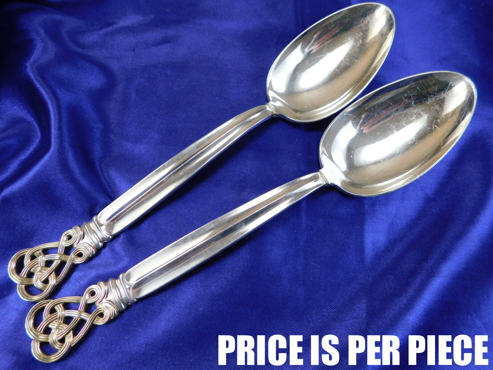 TOWLE CELTIC WEAVE GOLD STERLING SILVER SERVING SPOON - | #18911802