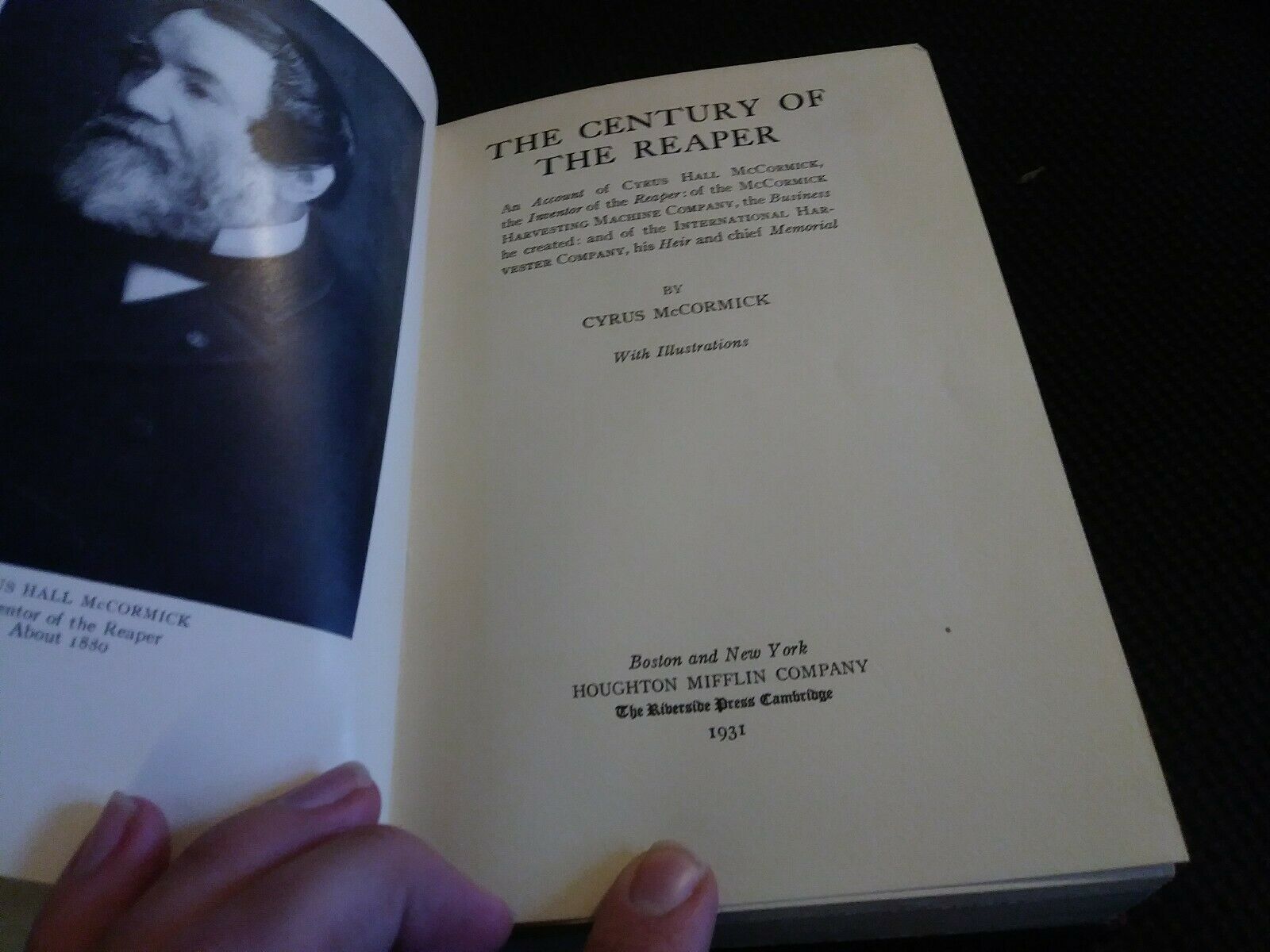 The Century Of The Reaper Cyrus McCormick International Harvester ...